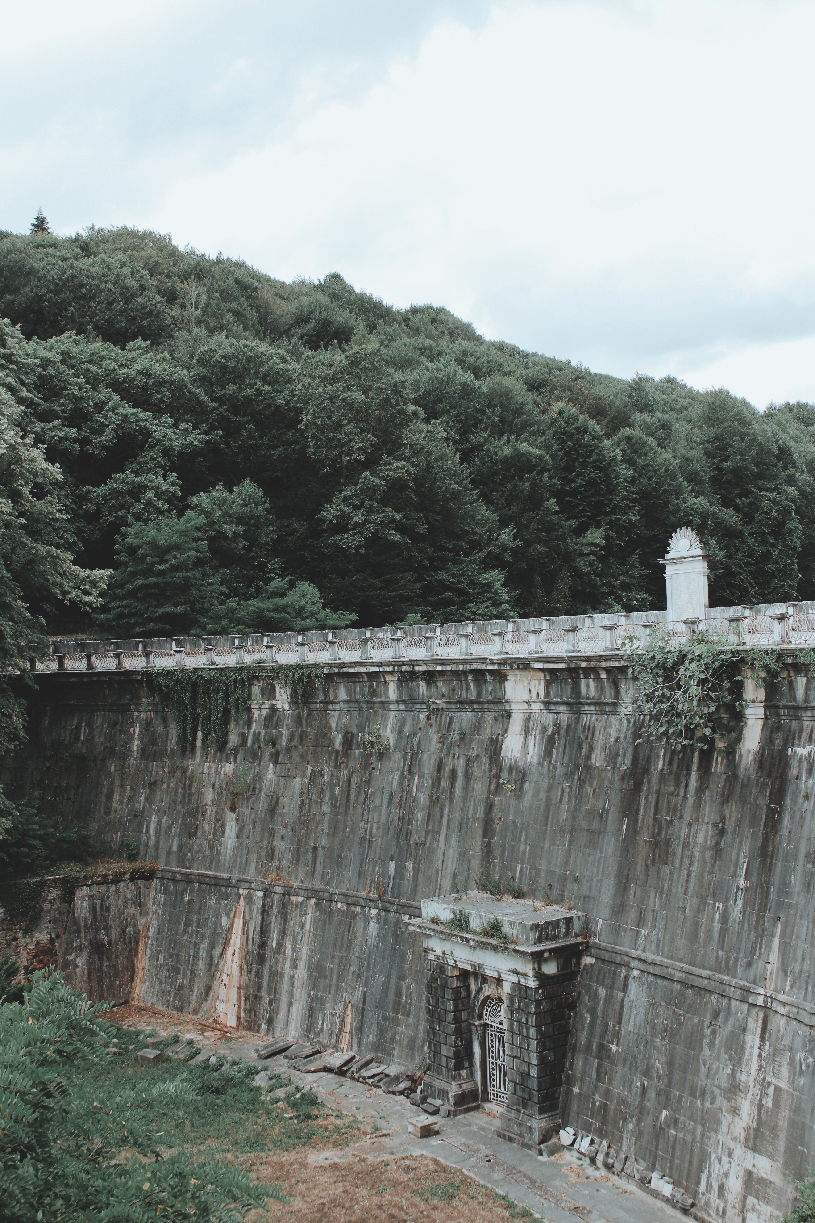 Stone Dam Wall in Forest · Free Stock Photo