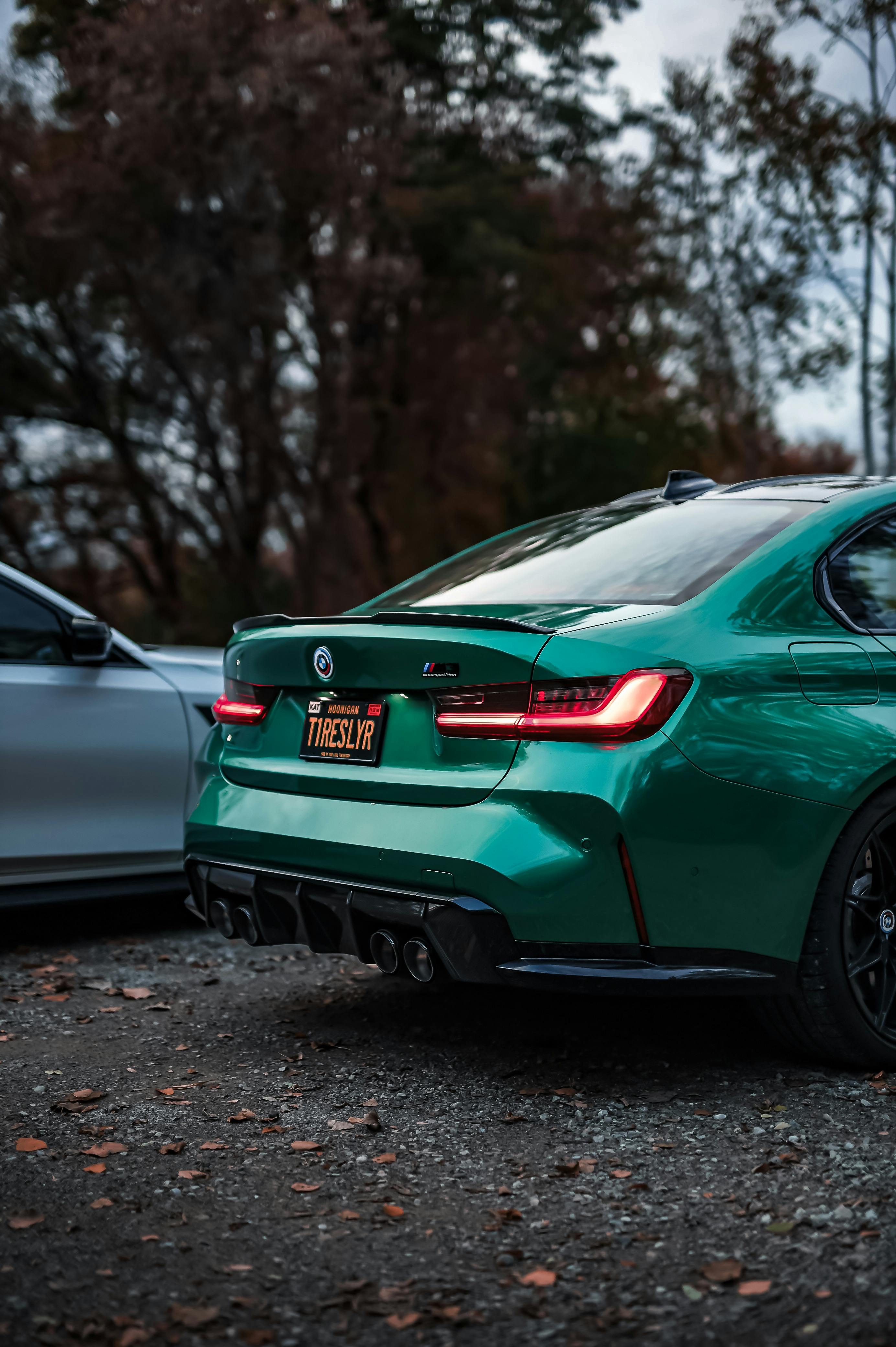 Back View of a BMW Sports Car · Free Stock Photo