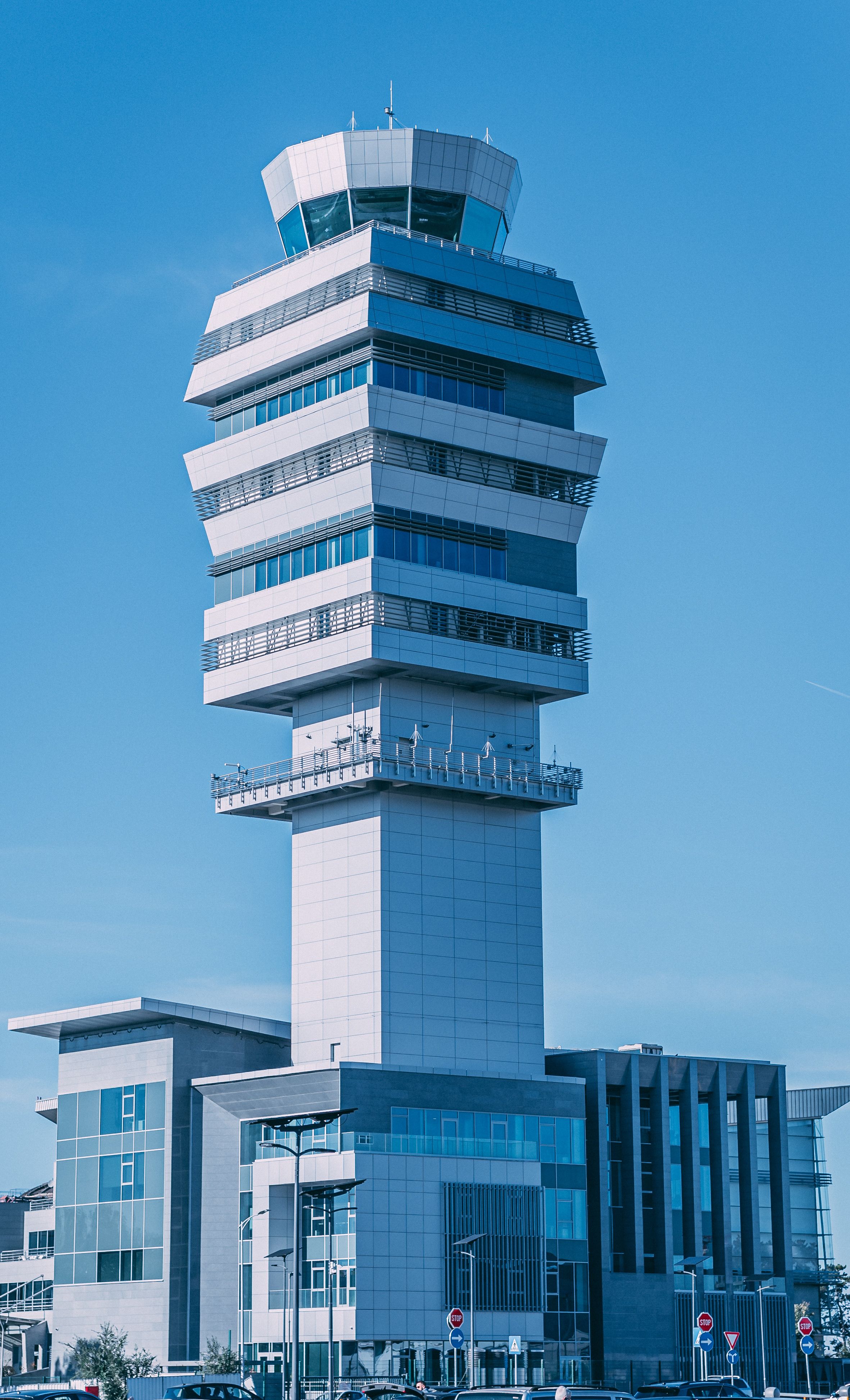 Person on Air Traffic Control Tower · Free Stock Photo