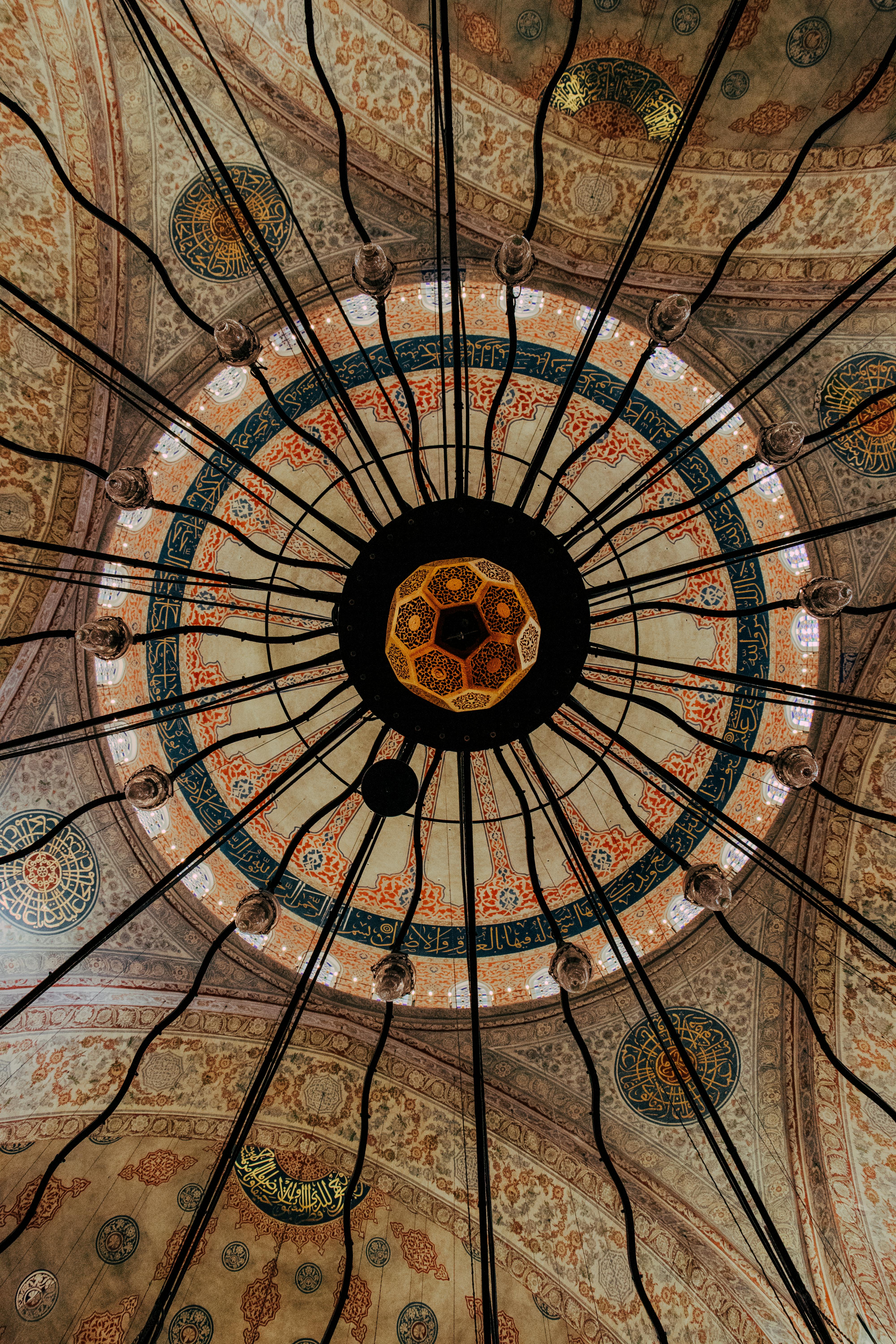 Ceiling in a Mosque · Free Stock Photo