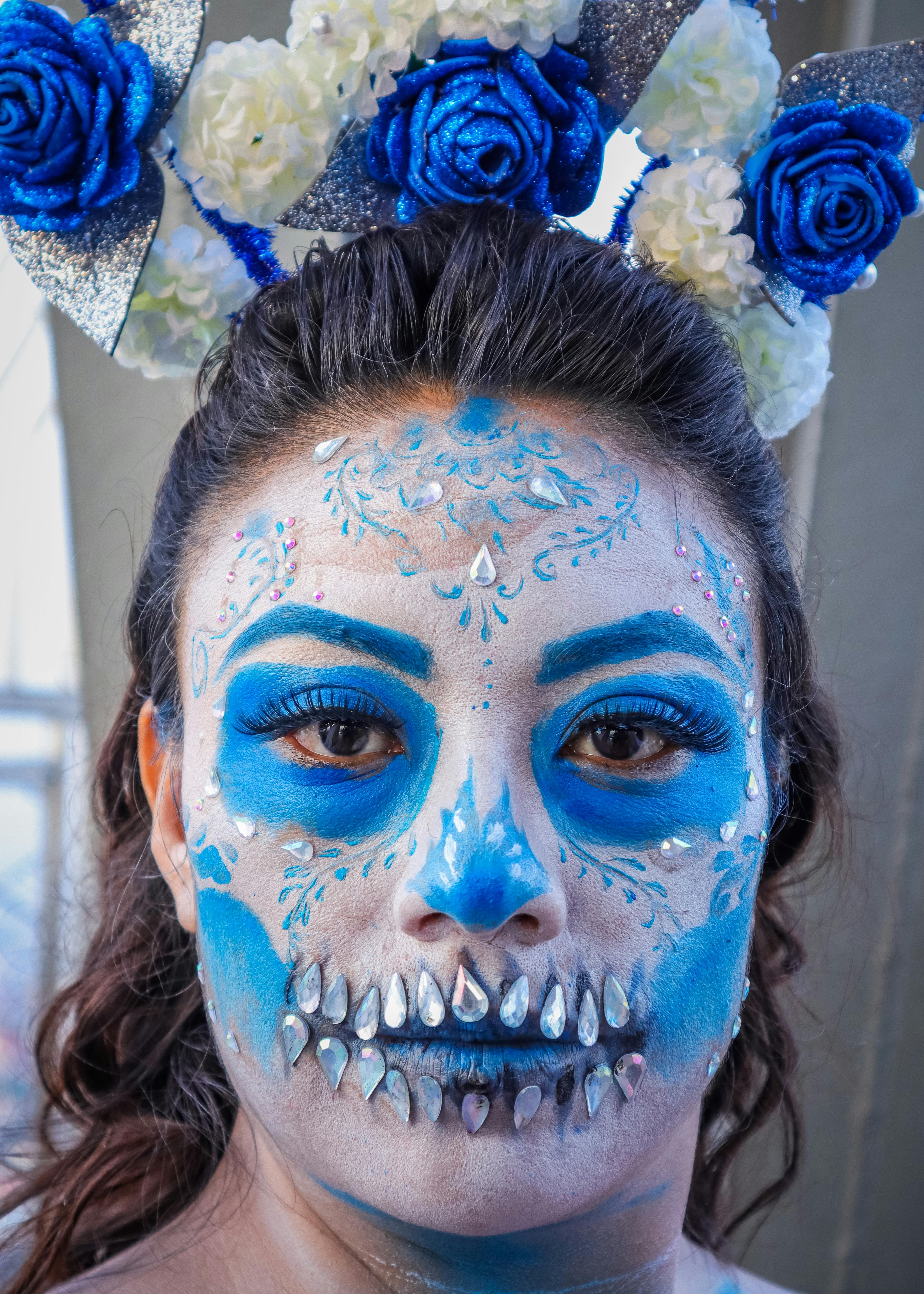 Woman with Painted Face as Catrina · Free Stock Photo
