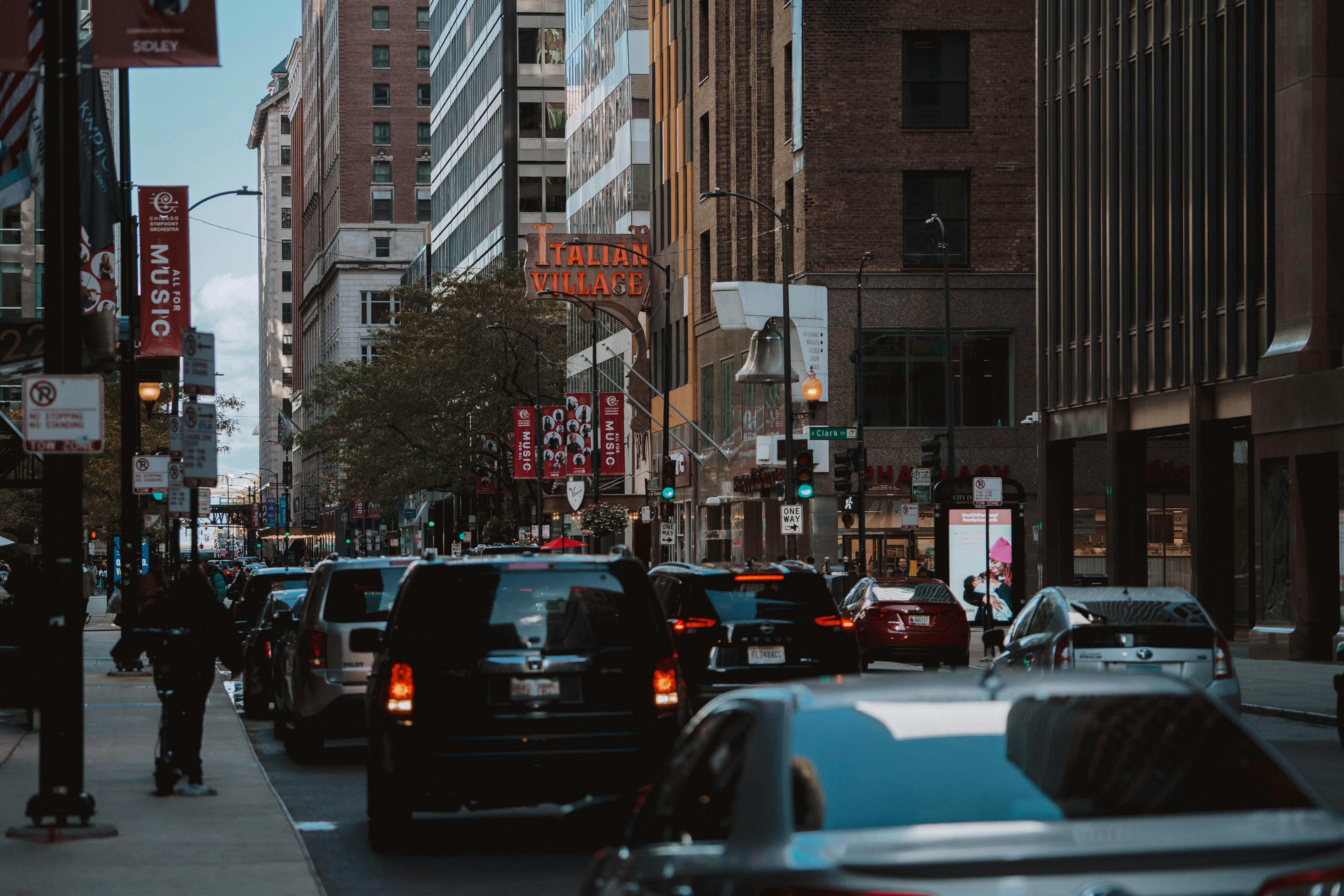 People Walking on Sidewalk · Free Stock Photo