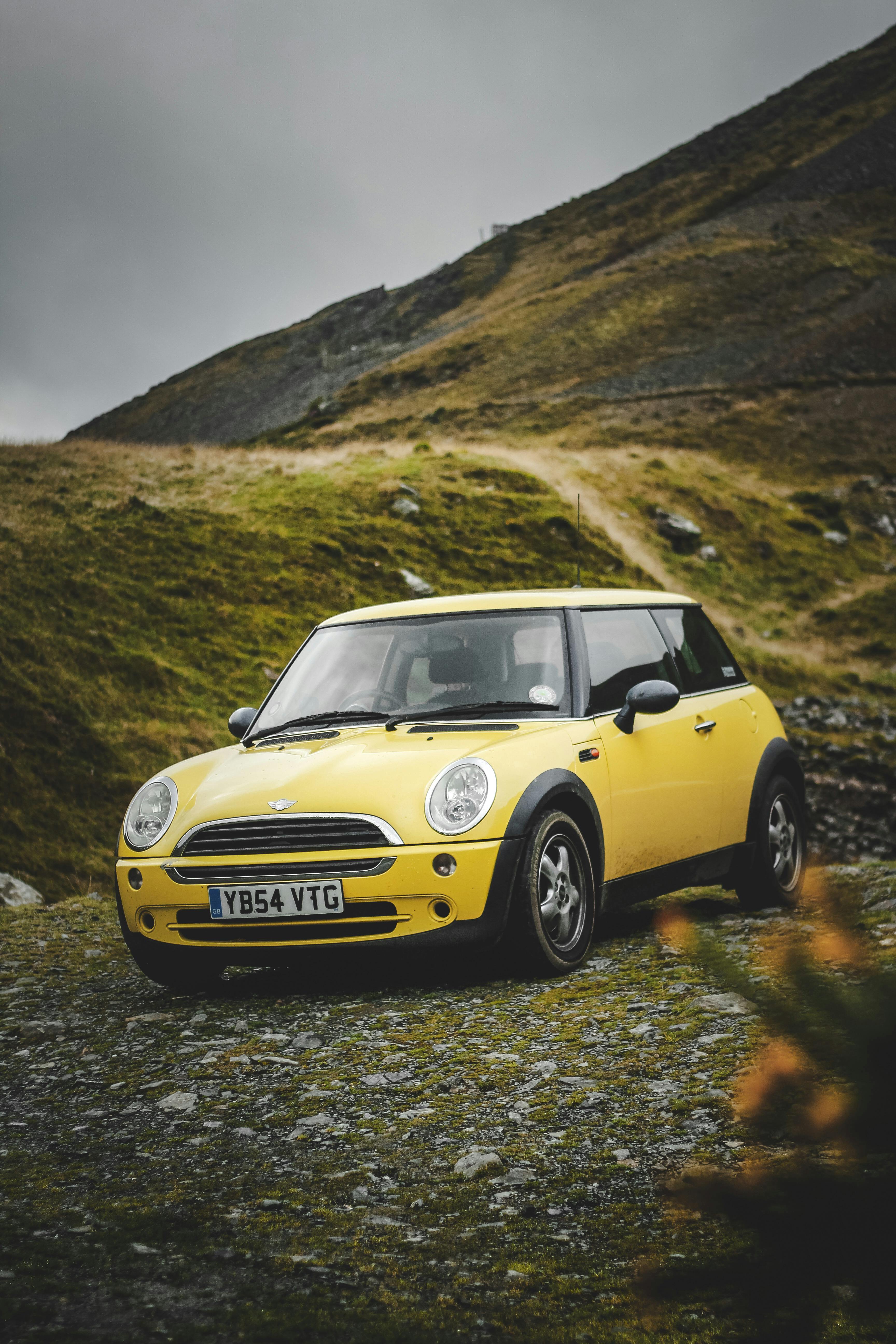Yellow Mini One · Free Stock Photo