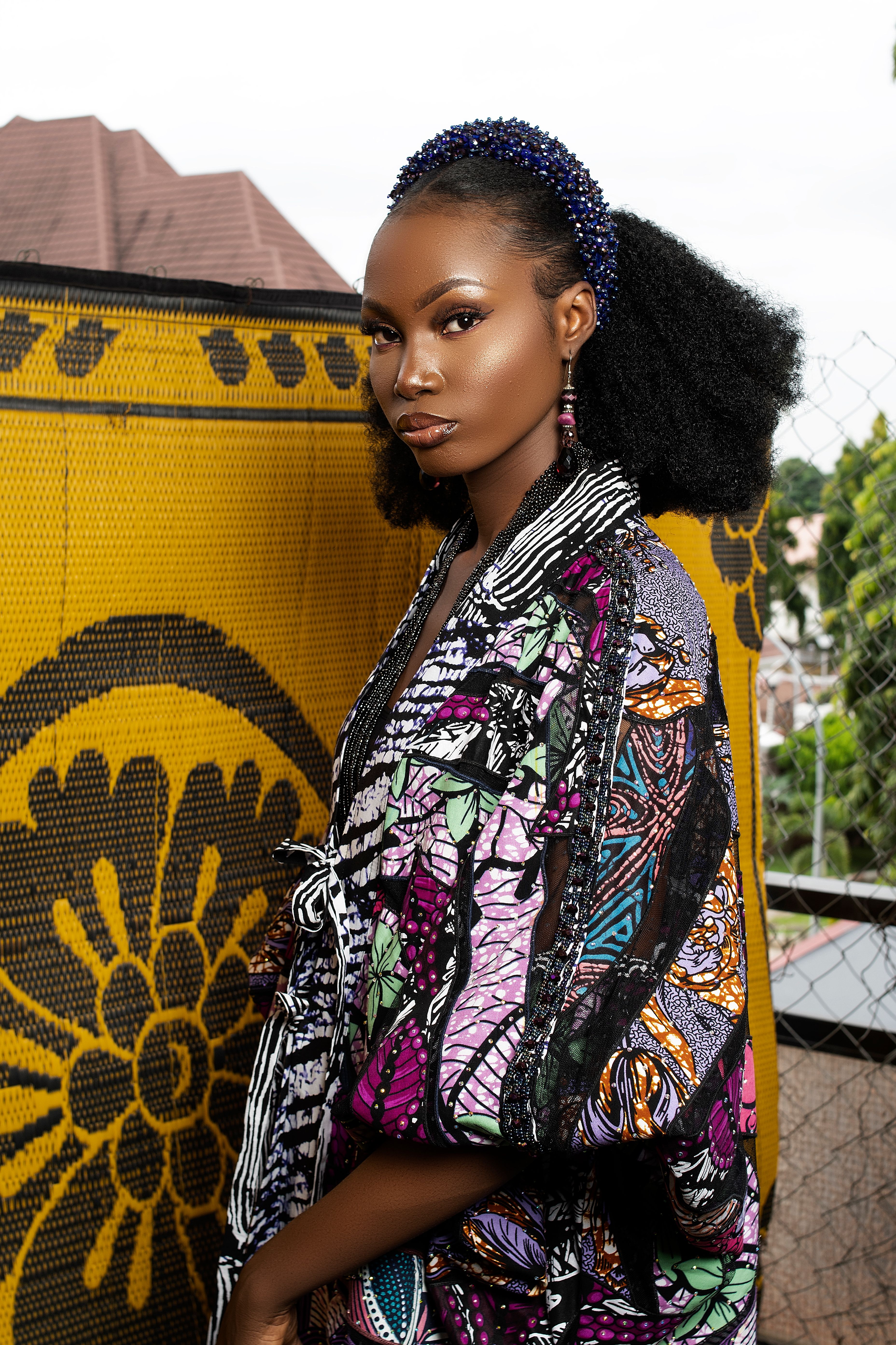 Model in Colorful Clothes · Free Stock Photo