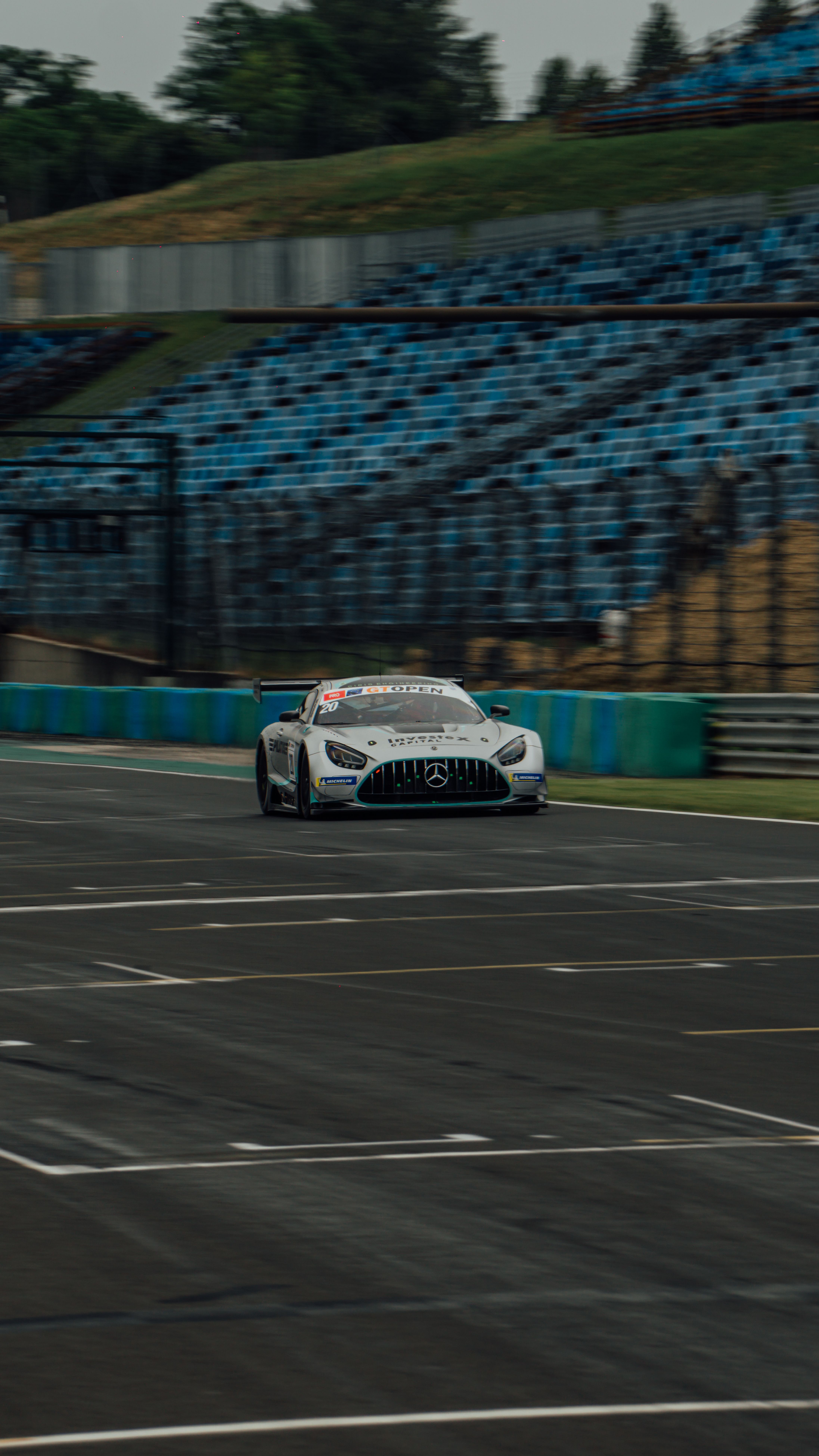 Sports Car on Racing Track · Free Stock Photo