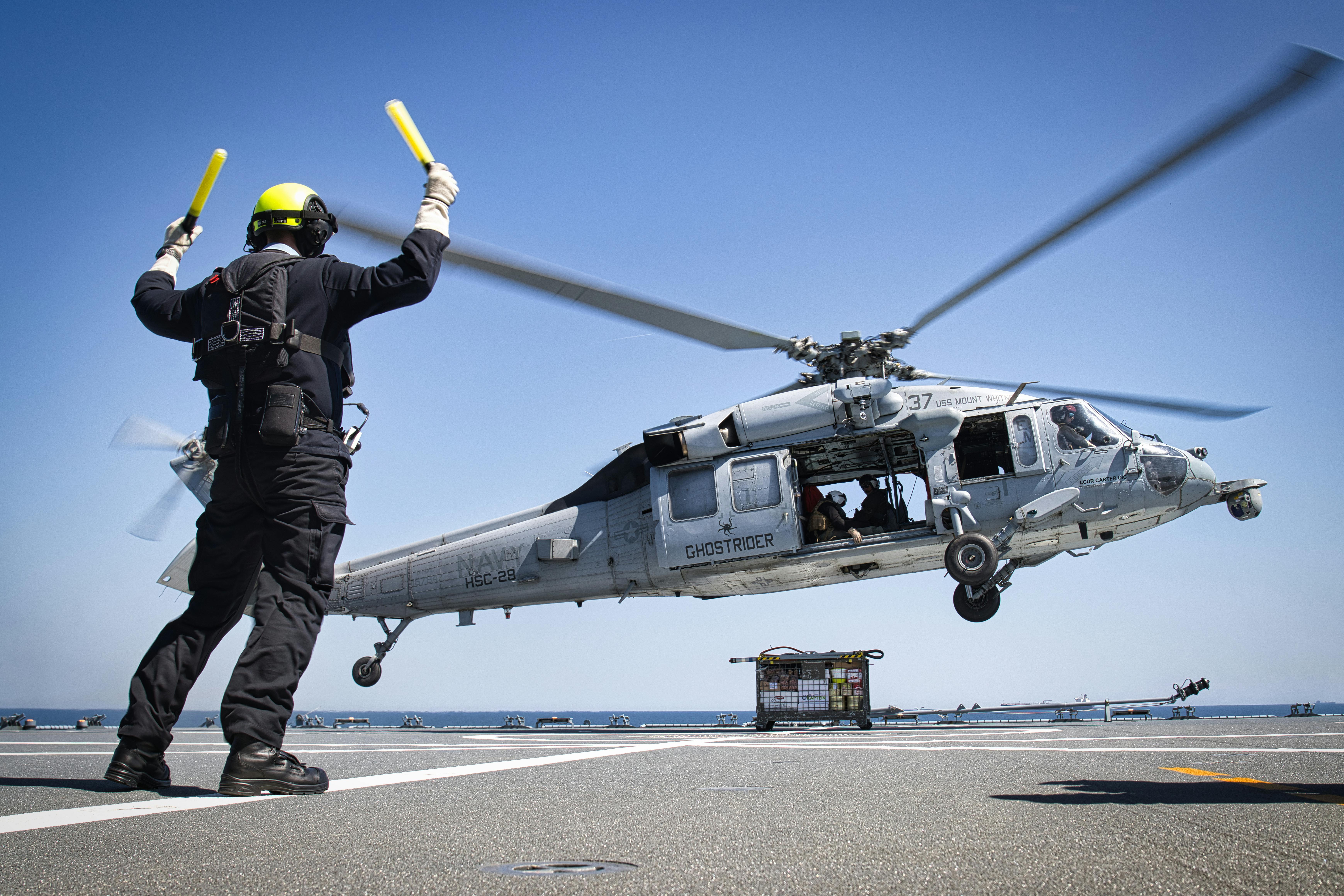 Man in Front of Helicopter · Free Stock Photo