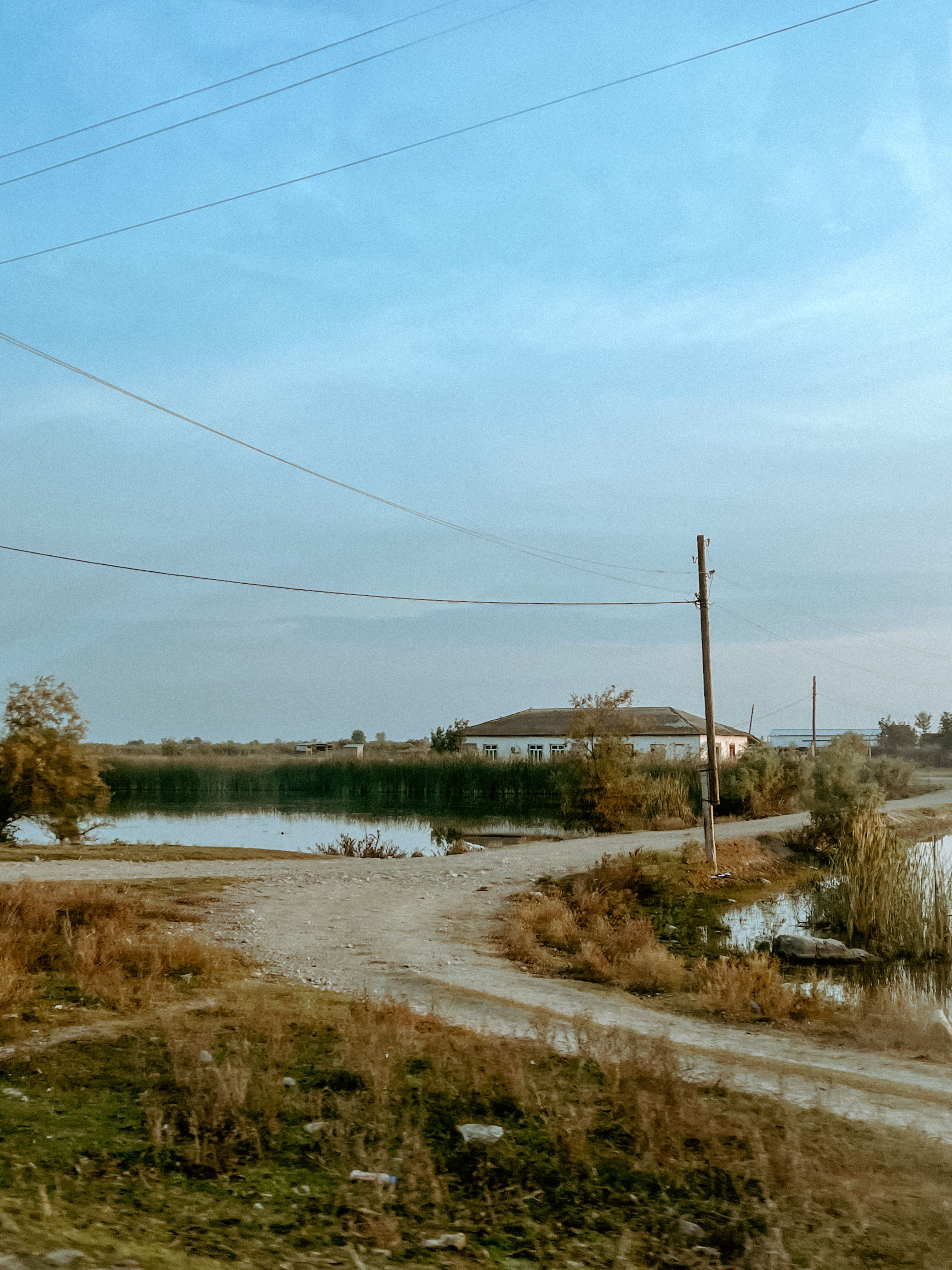 Dirt Road by Pond in Countryside · Free Stock Photo