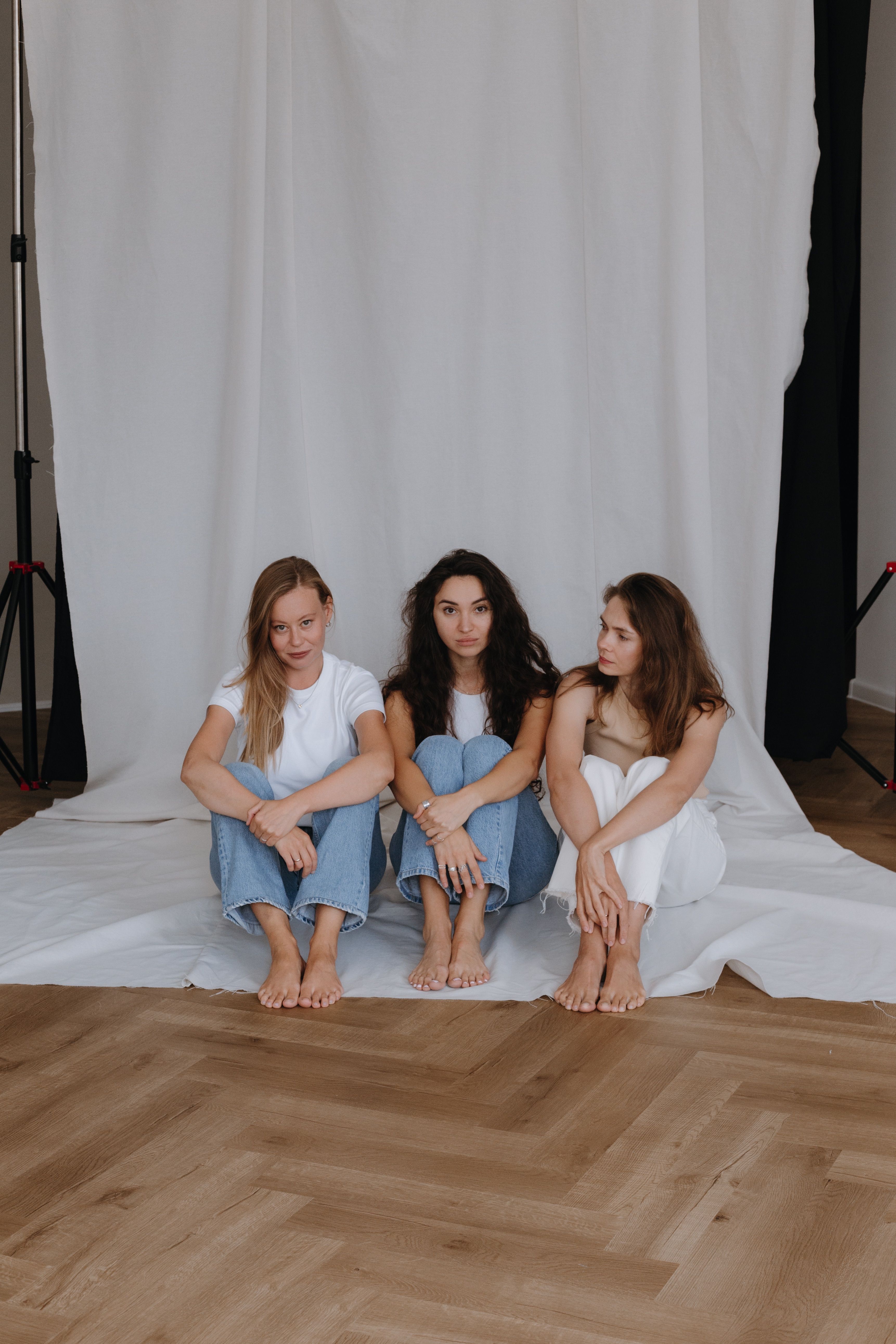 Women Sitting in a Studio · Free Stock Photo