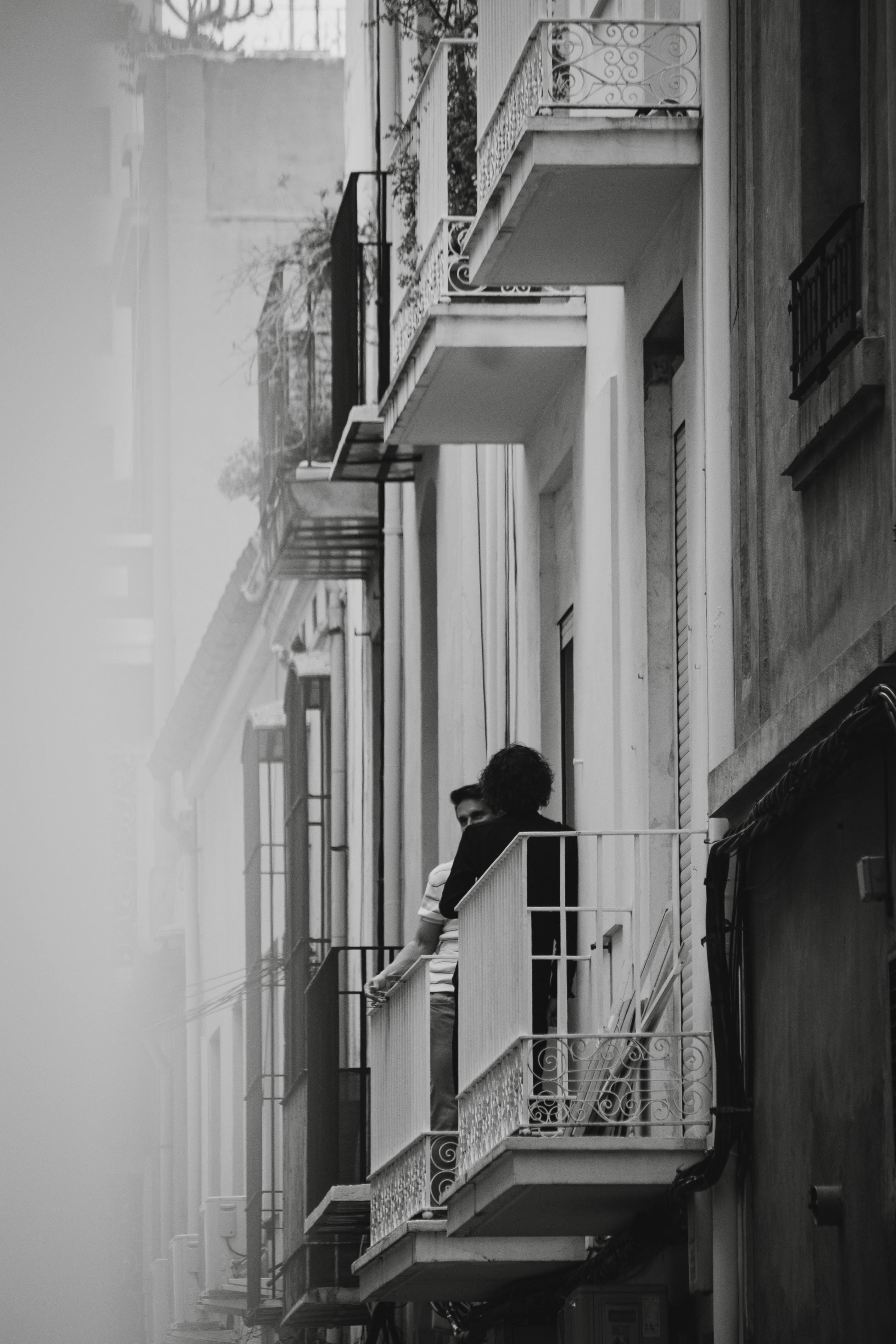 People on Balcony · Free Stock Photo