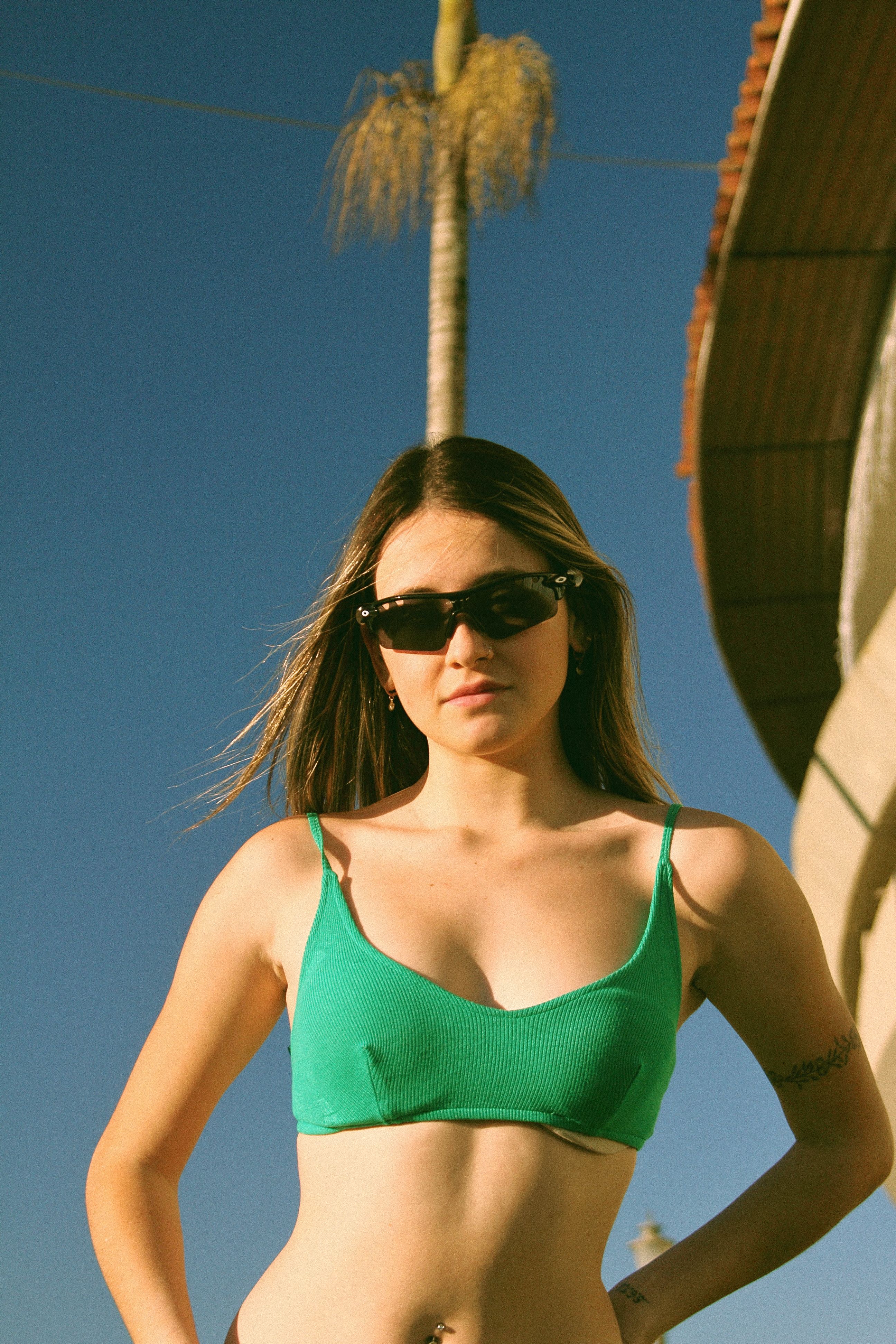 Woman Wearing a Bra · Free Stock Photo