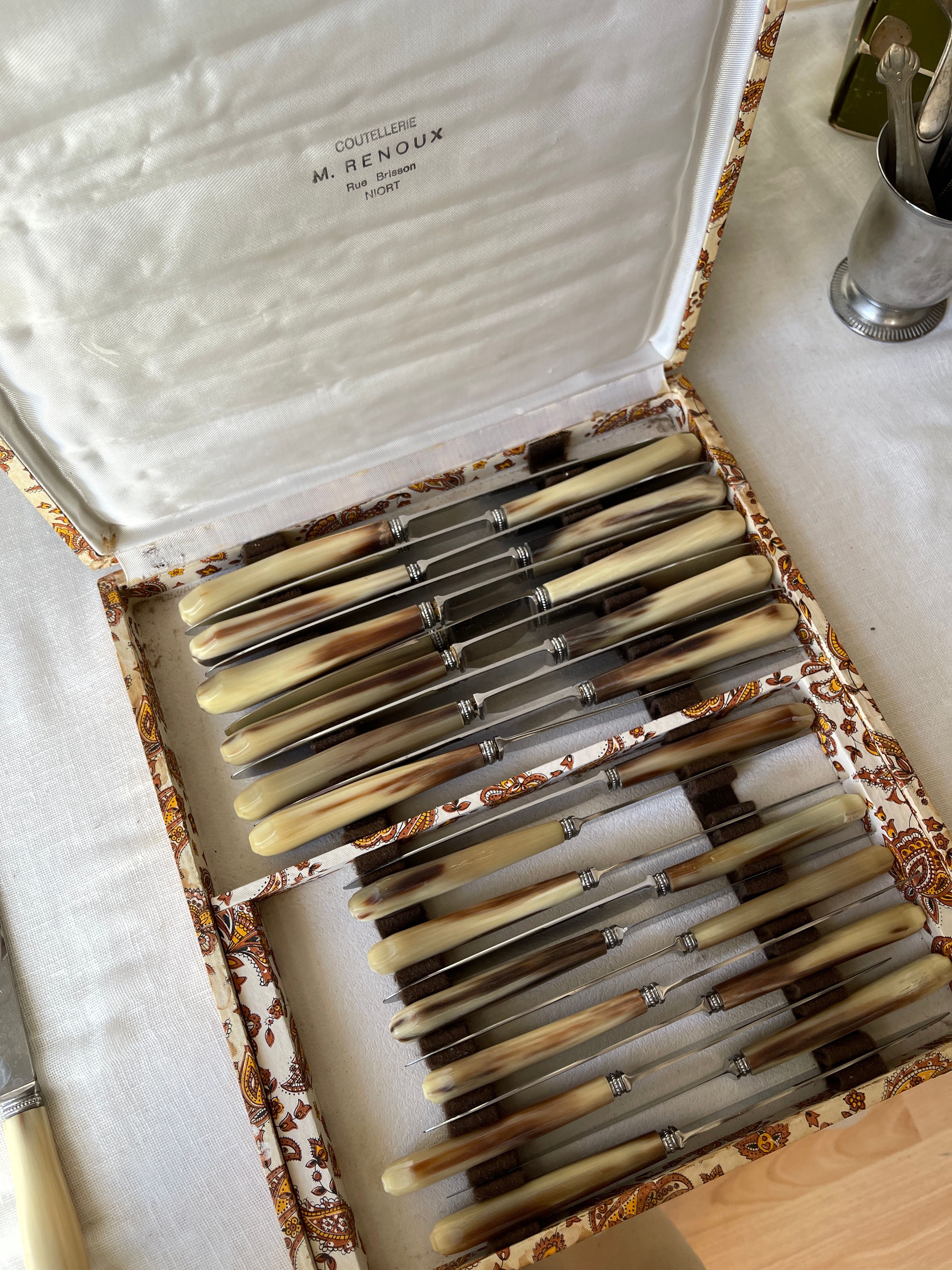 A Box with Vintage Cutlery · Free Stock Photo