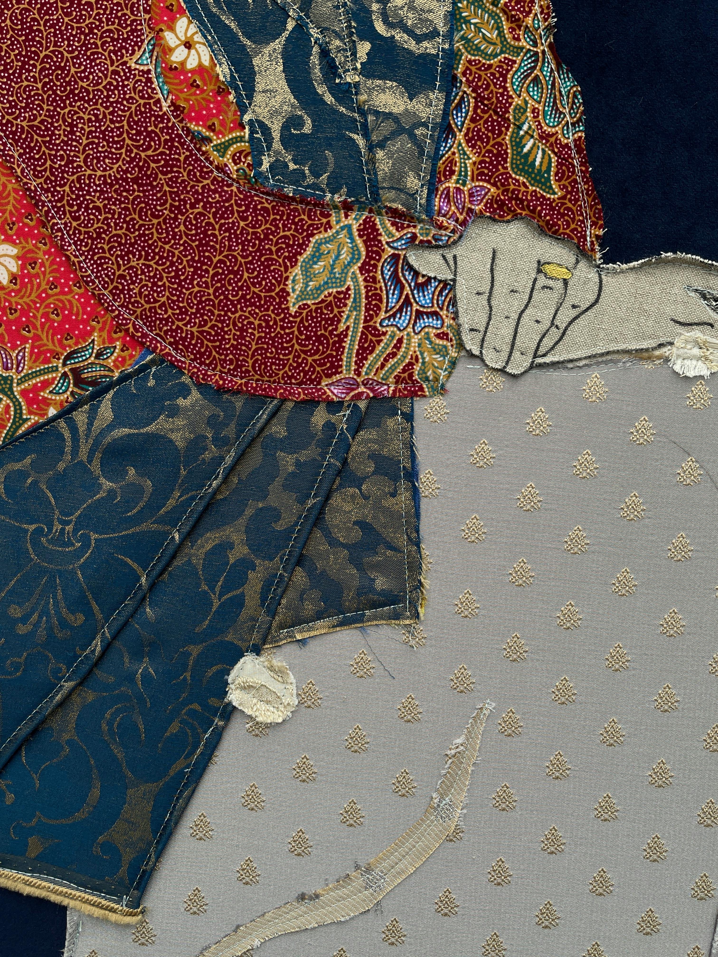 Close Up Photo of Blue Fabric · Free Stock Photo