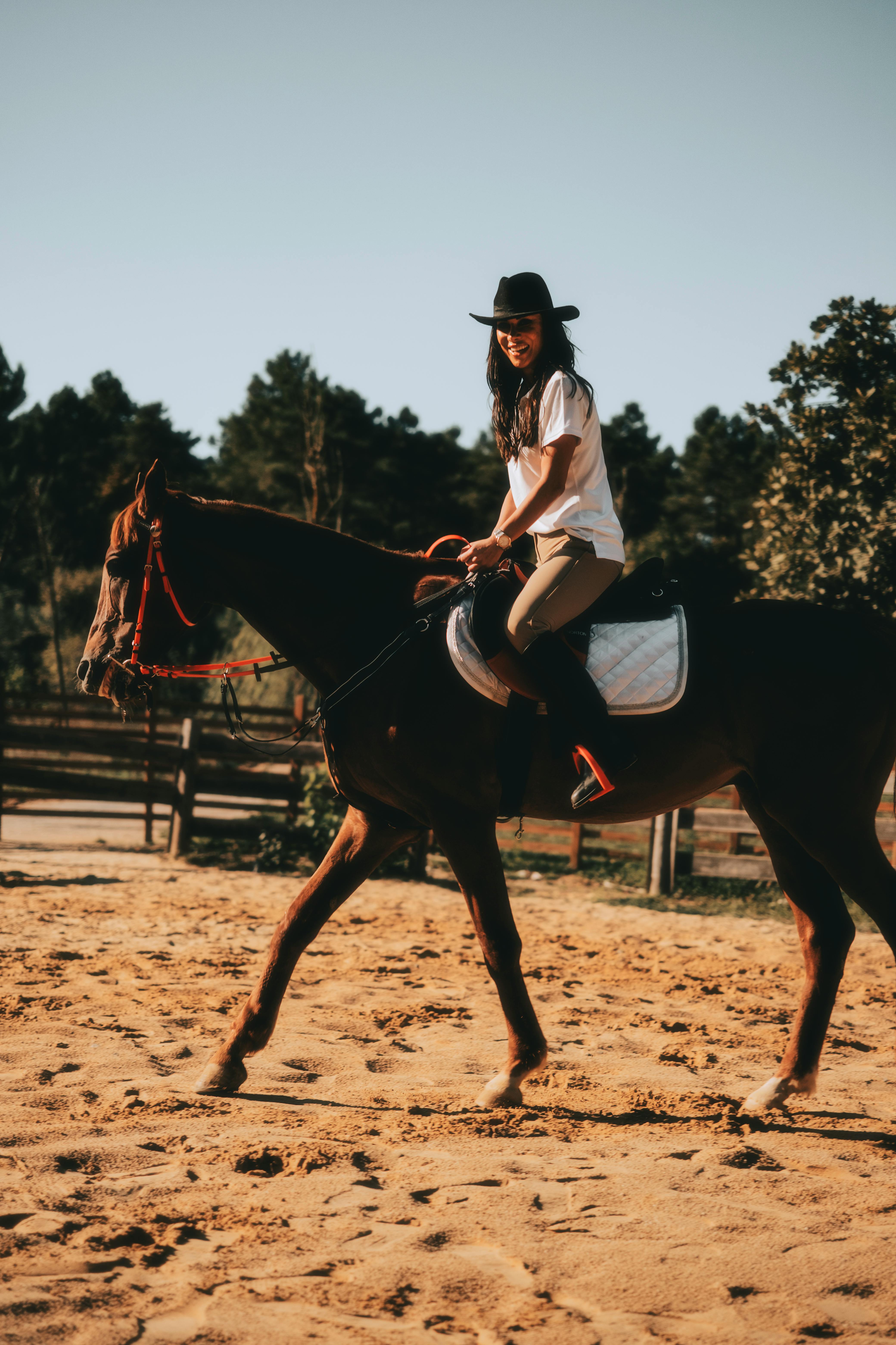 Woman Horseback Riding · Free Stock Photo