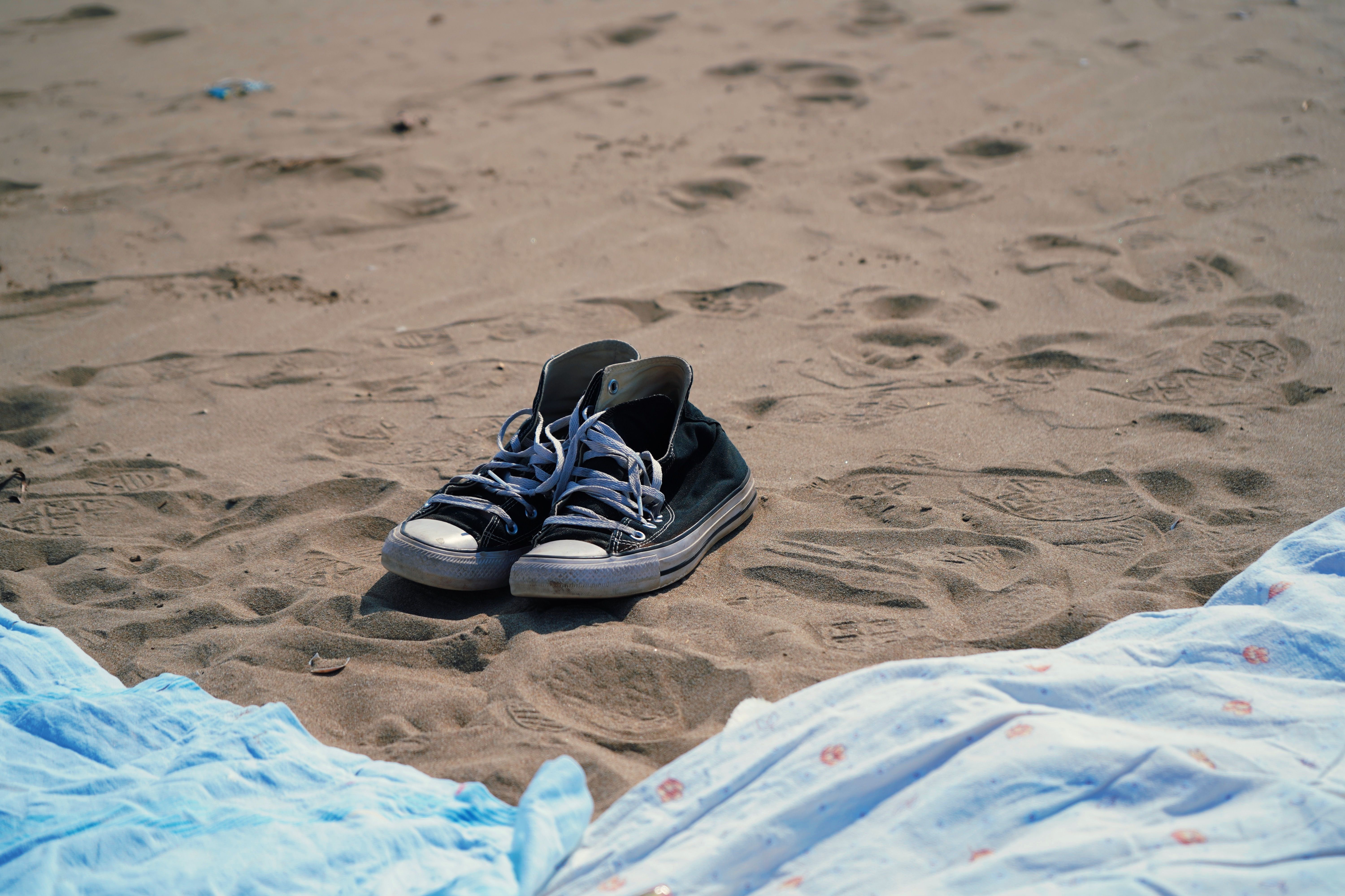 Shoes on Beach · Free Stock Photo
