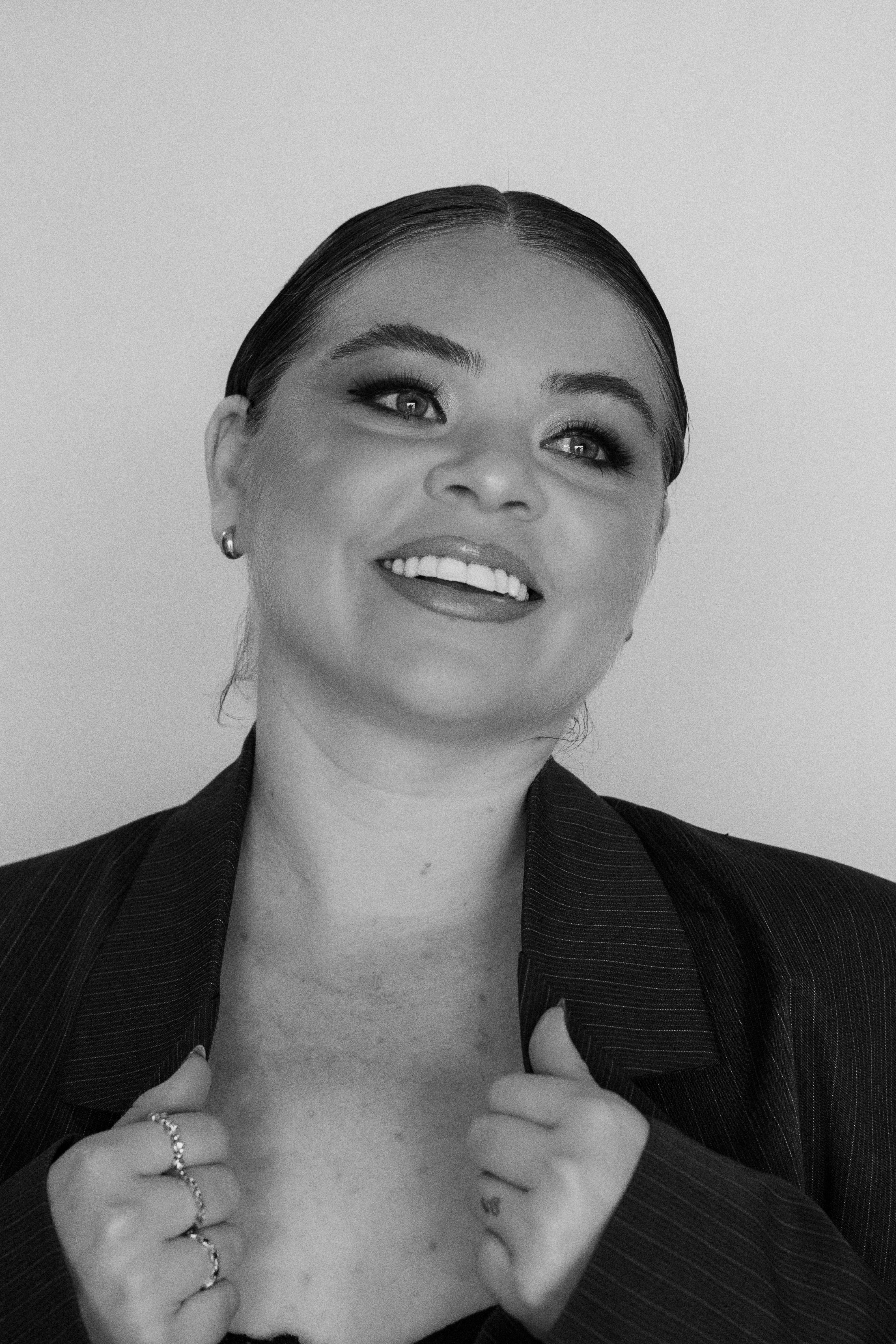 Portrait of Woman Laughing and Throwing Her Head Back · Free Stock Photo