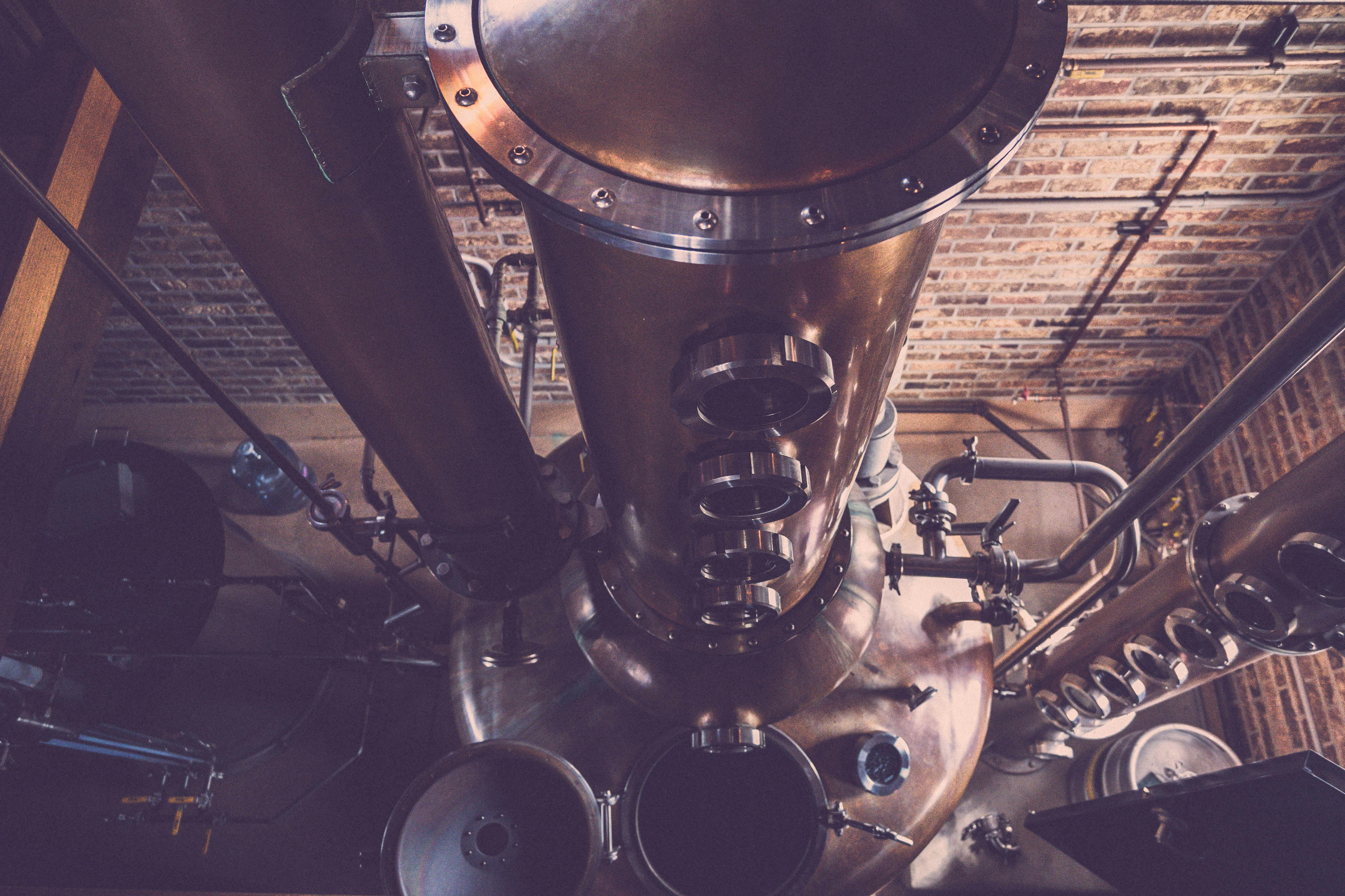 Copper Pot Still in Distillery · Free Stock Photo