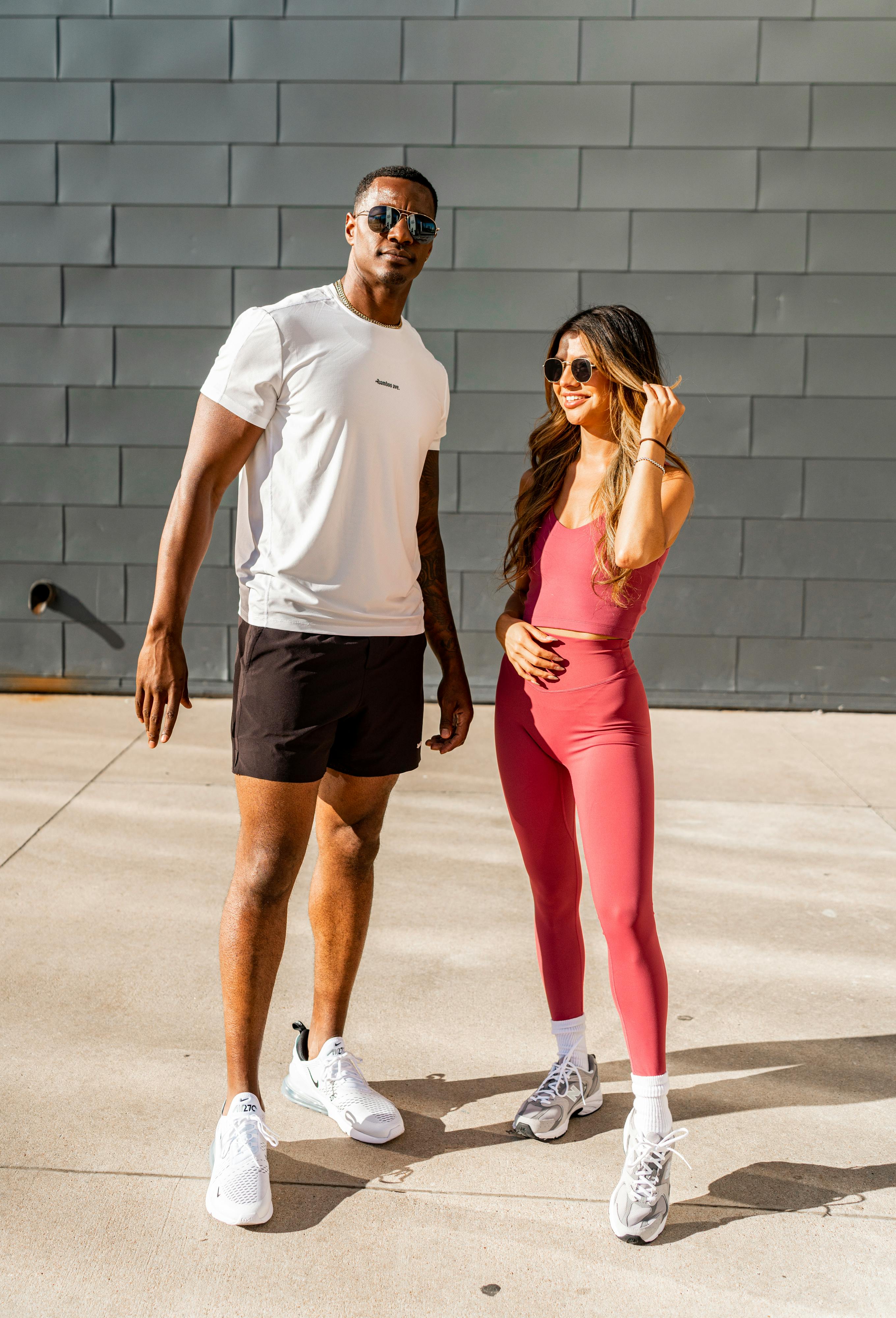 Two People Posing Outdoors · Free Stock Photo