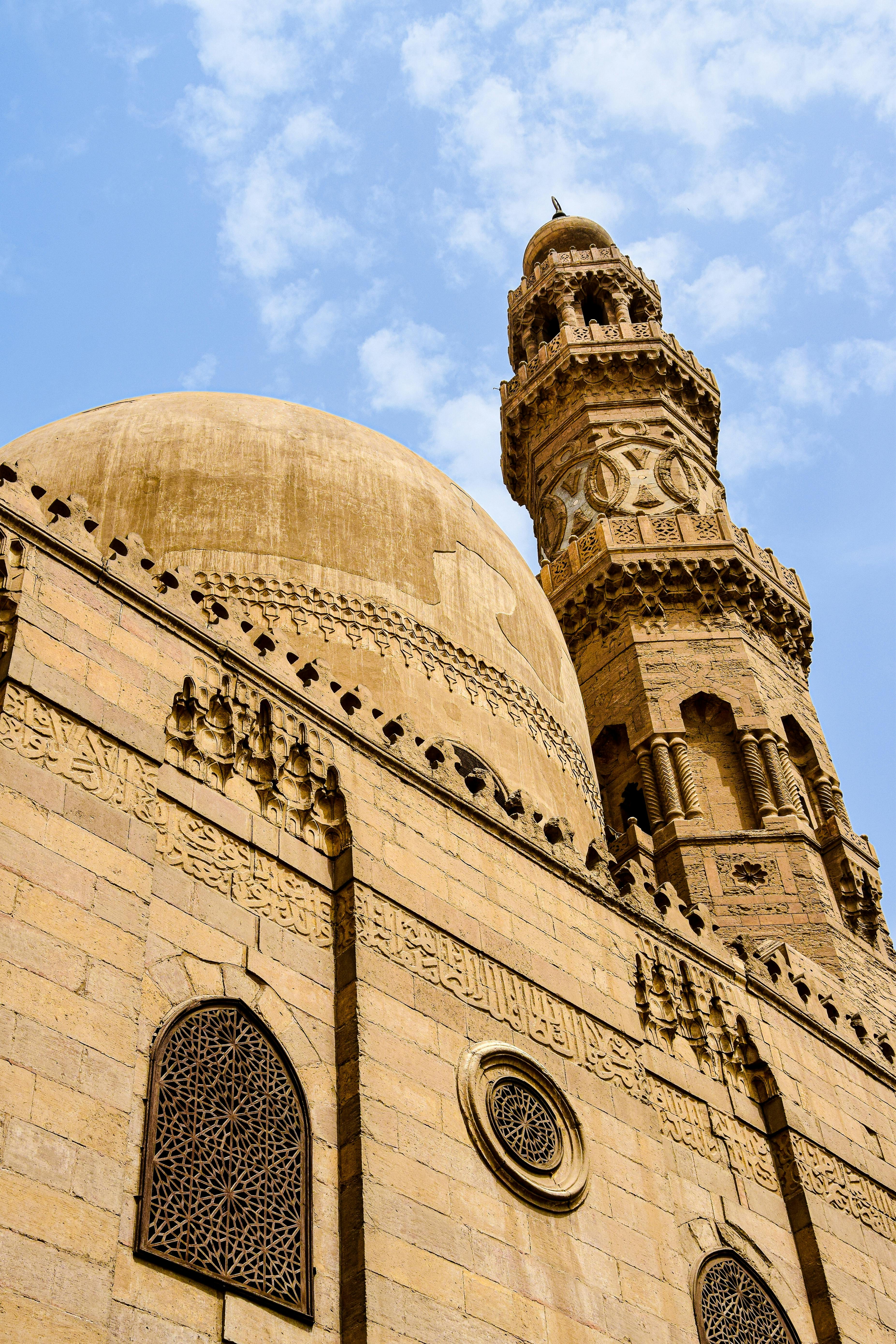 Low Angle Shot of the Masjid al-Sultan Barquq Cairo, Egypt · Free Stock ...
