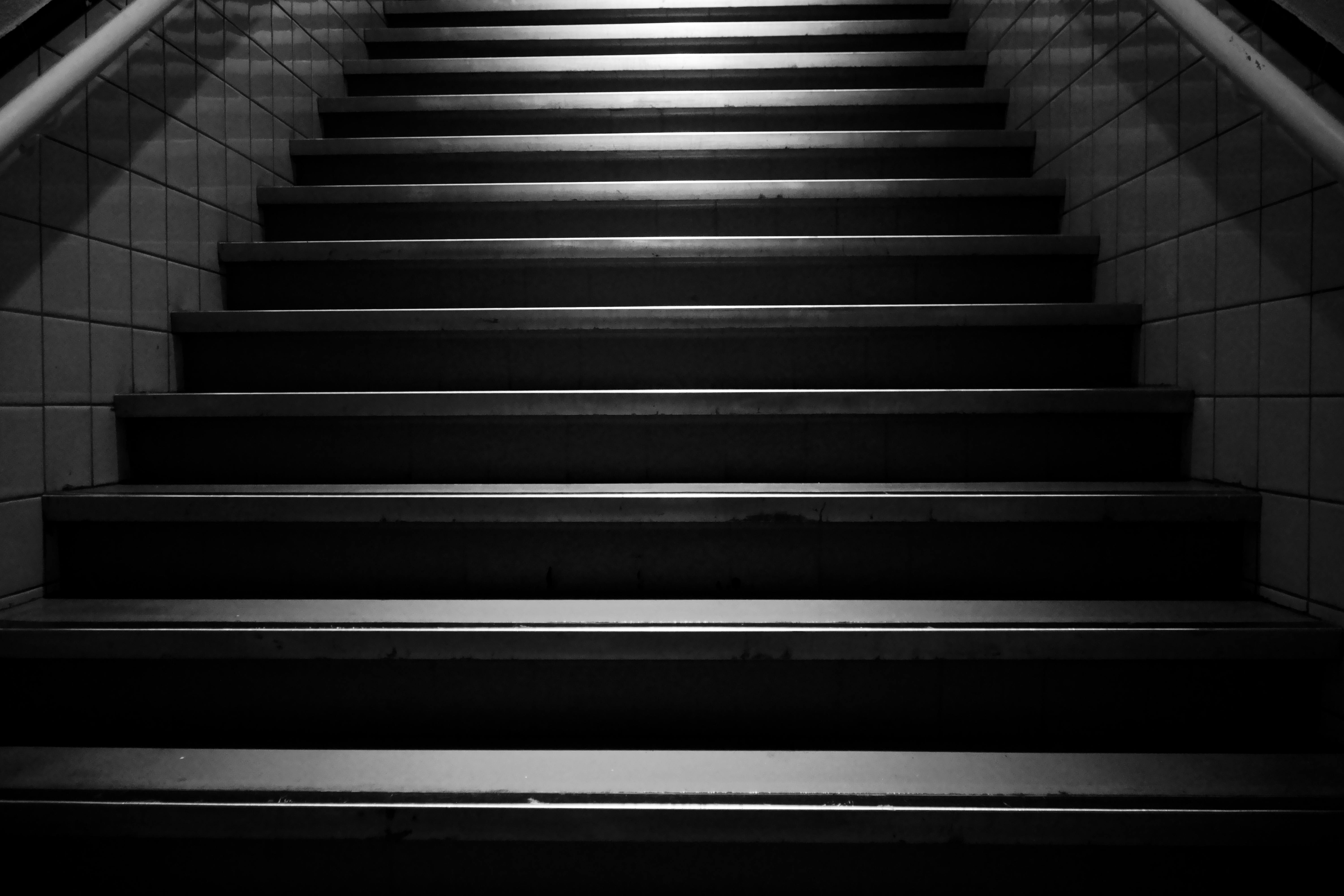 Bottom View of Stairs Inside Building · Free Stock Photo