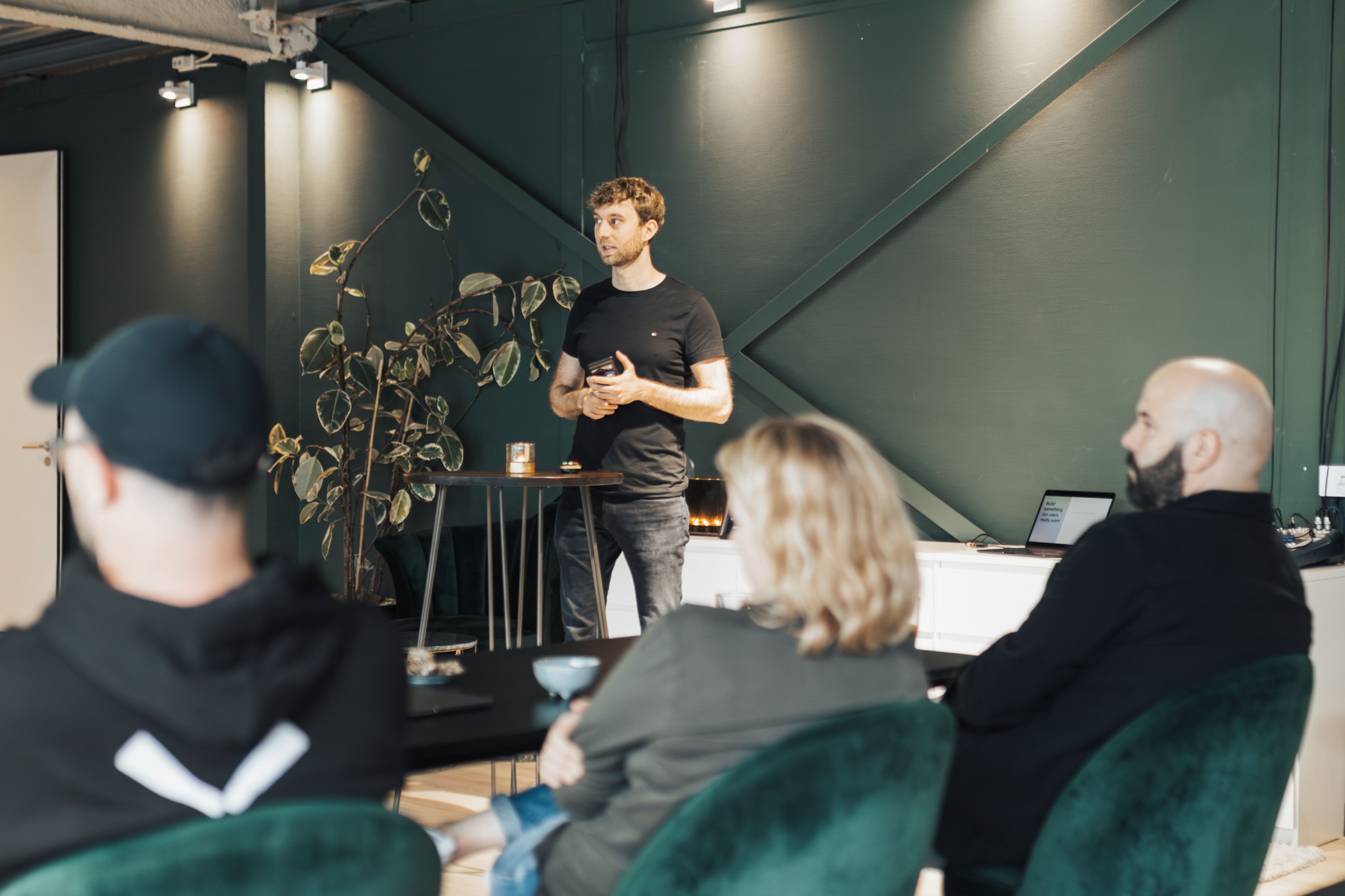 People Sitting and Man Presenting in Meeting · Free Stock Photo