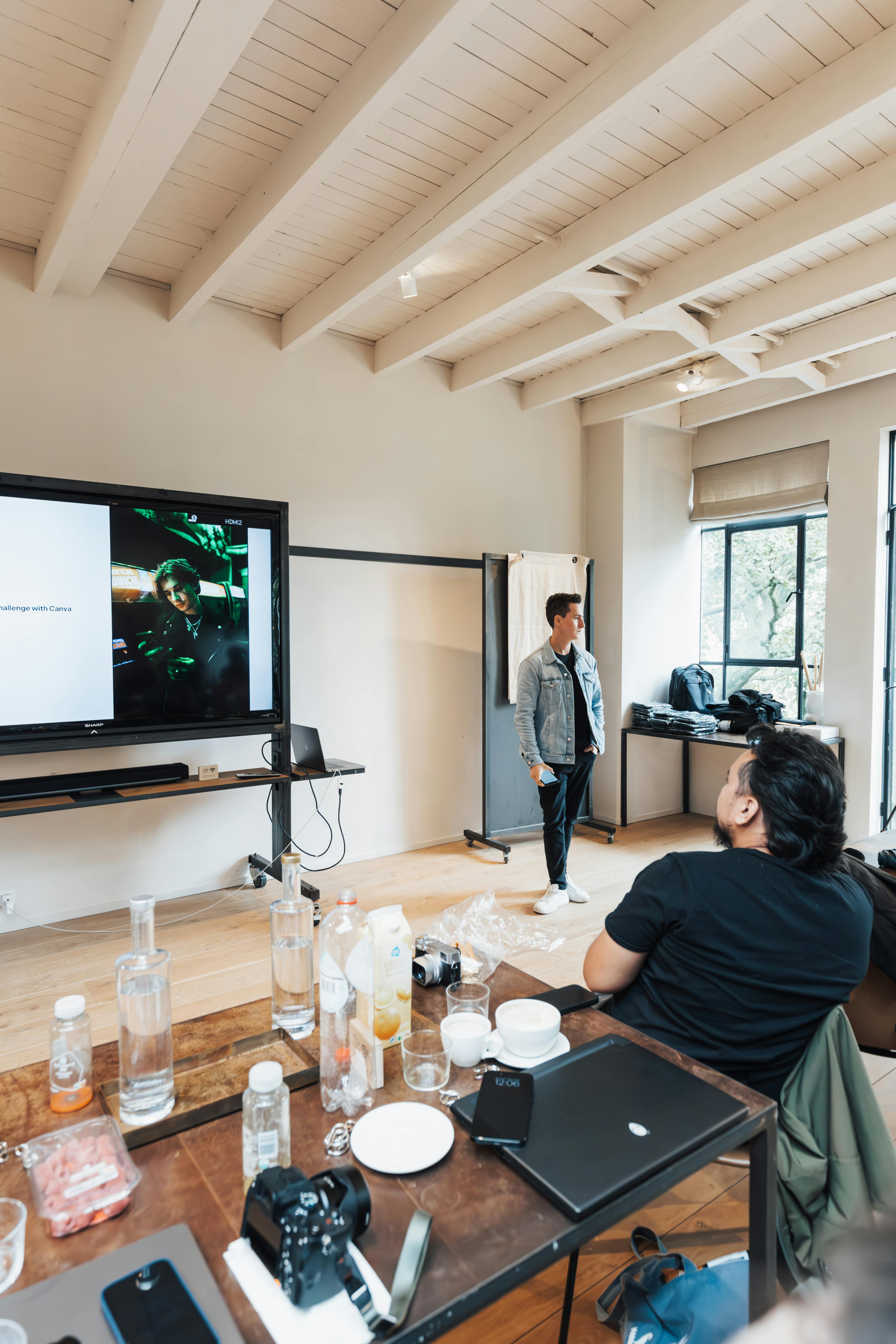 People during Digital Presentation · Free Stock Photo