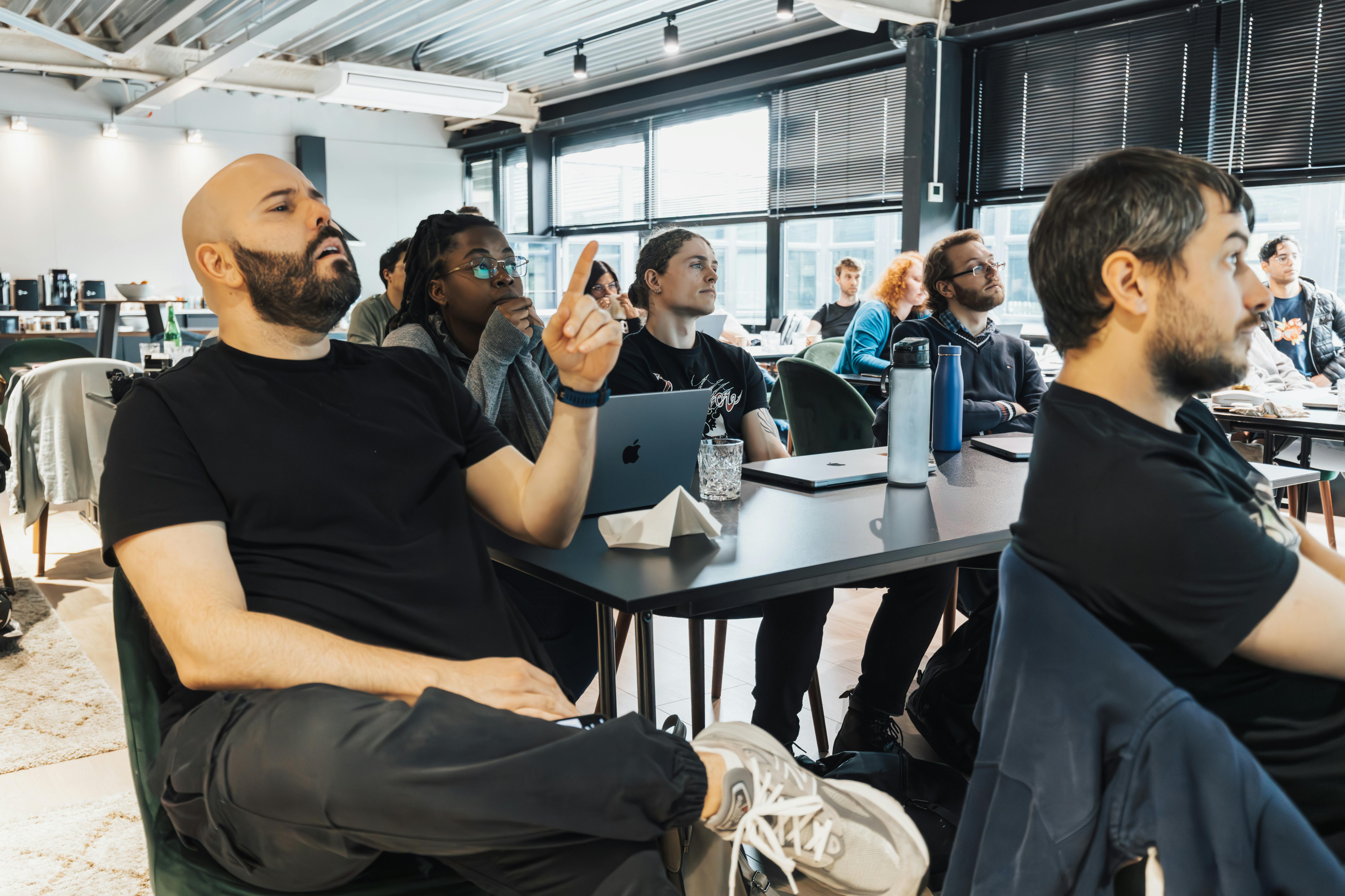 Group of People Using Laptop Computer · Free Stock Photo