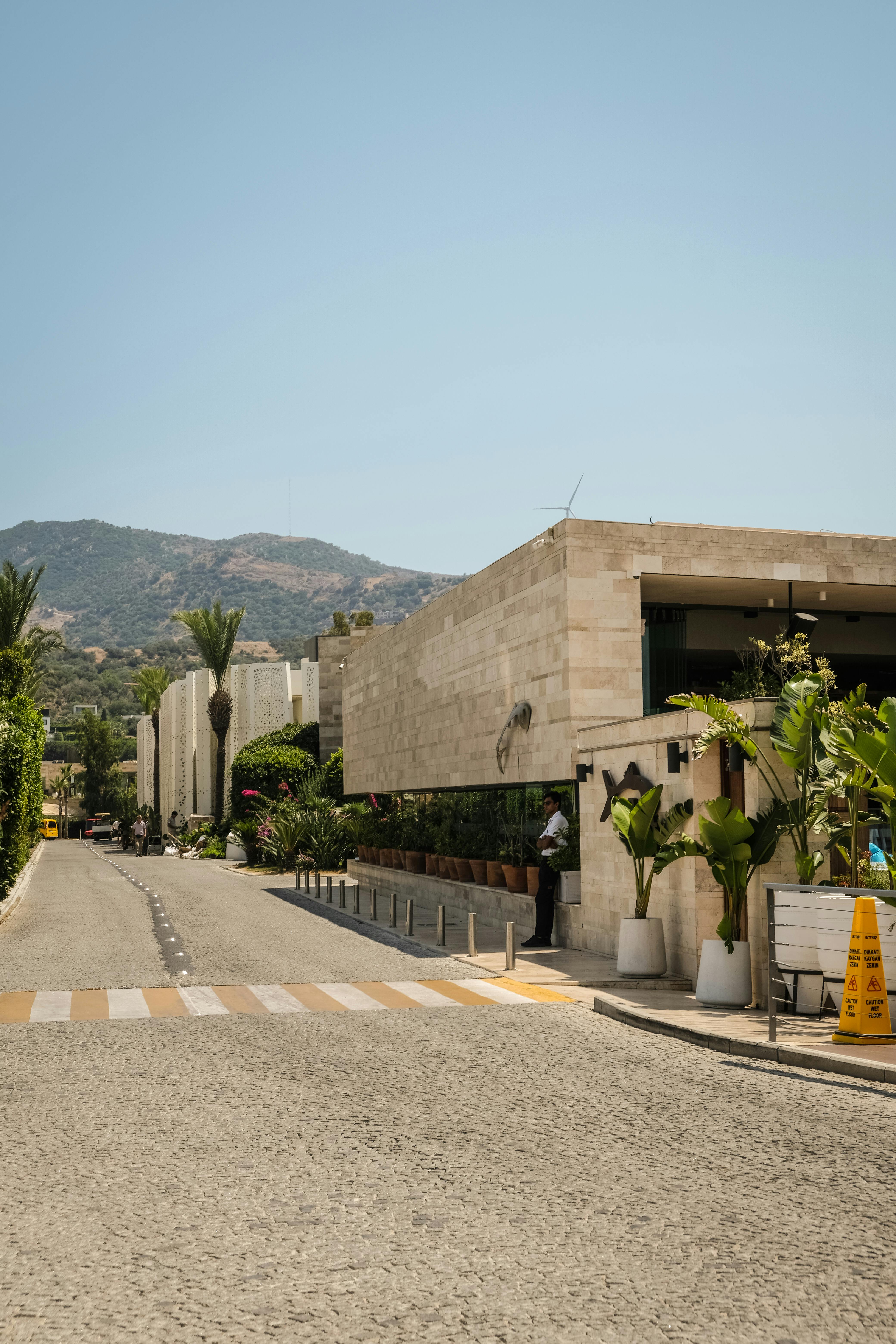 Angular Futuristic Restaurant Building · Free Stock Photo