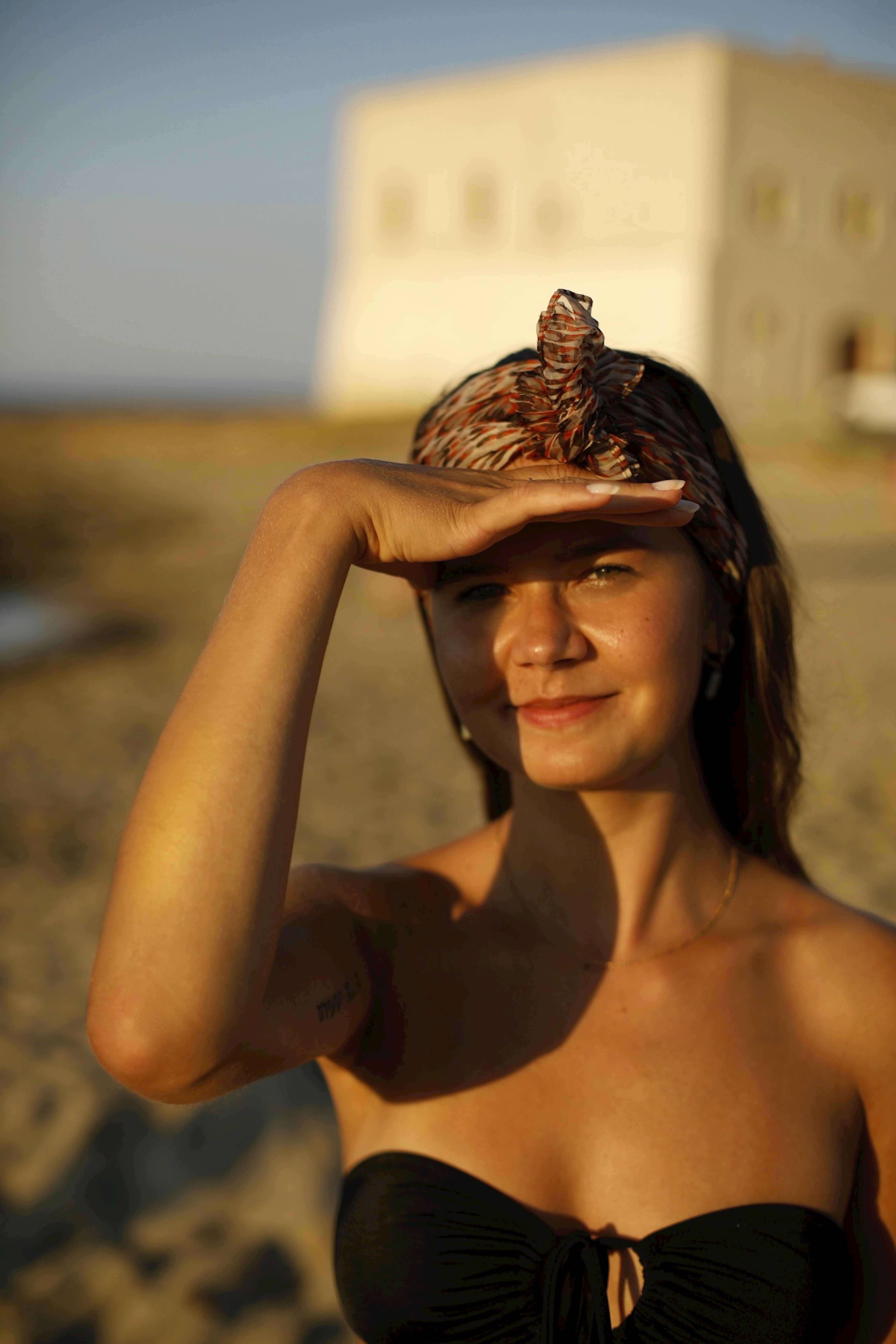 Portrait of Sunlit Woman · Free Stock Photo