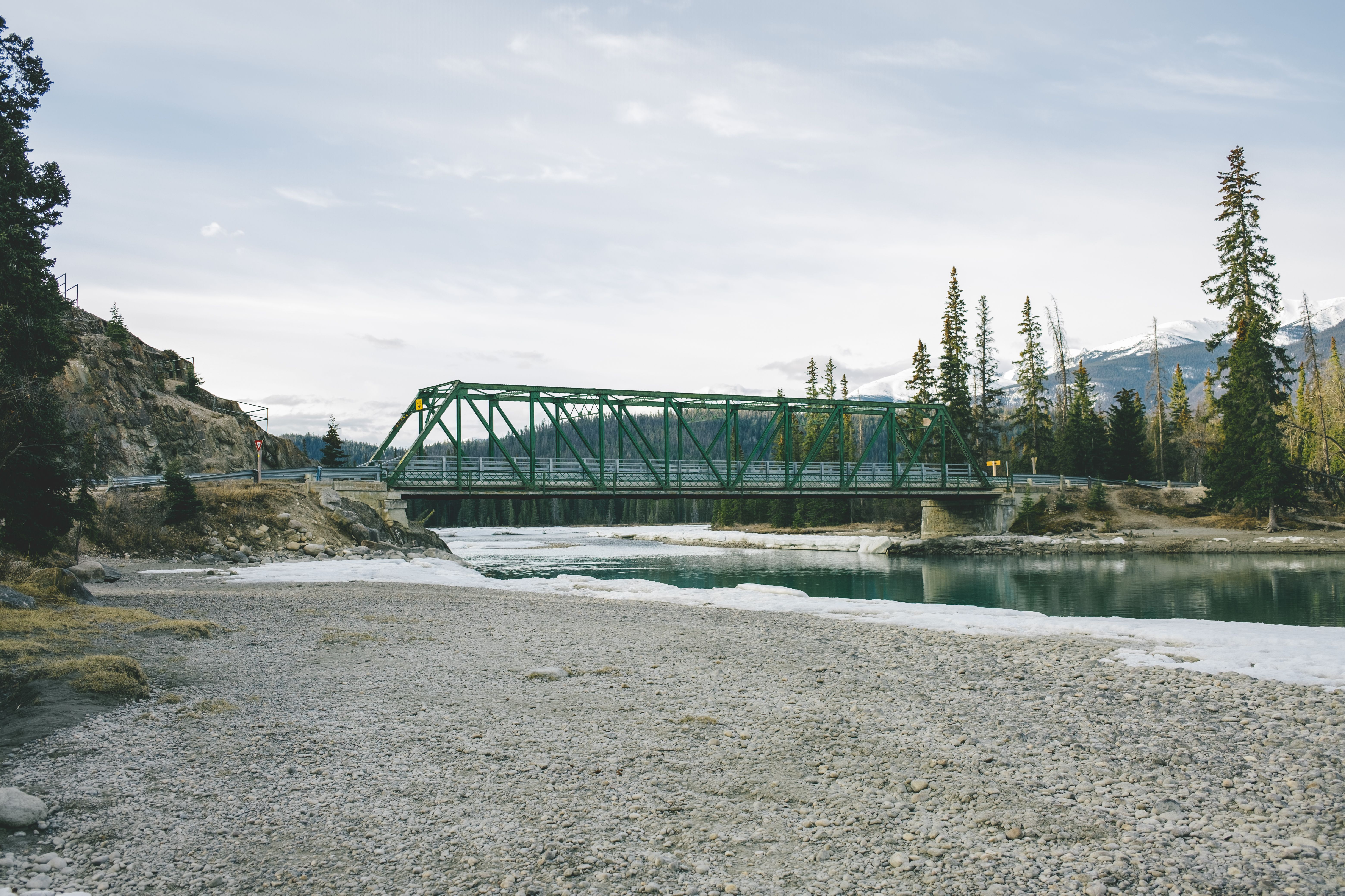 Bridge on River in Alberta in Canada · Free Stock Photo