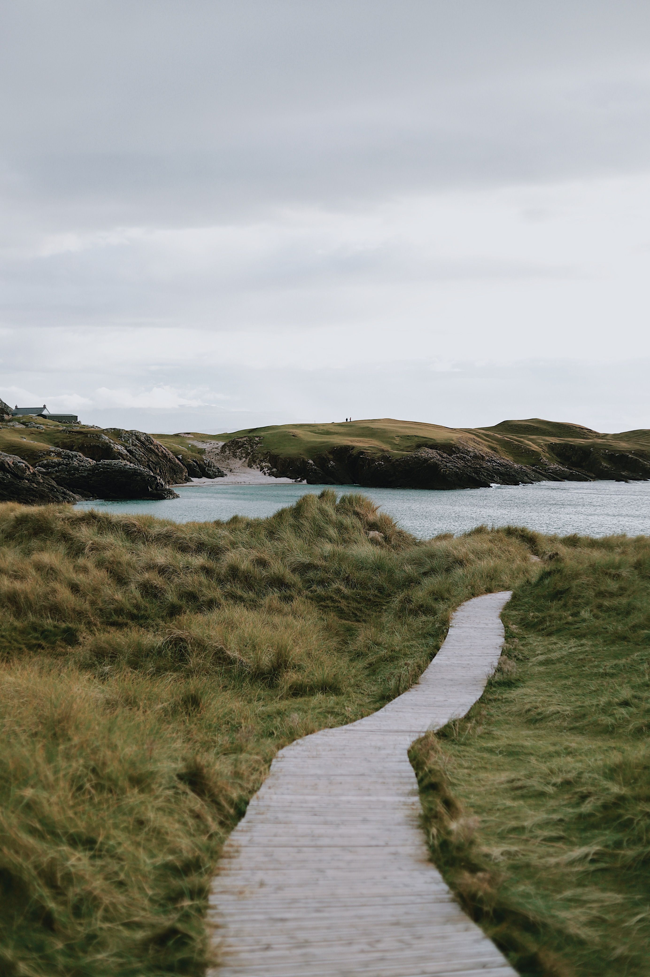 Boardwalk Leading to Bay · Free Stock Photo