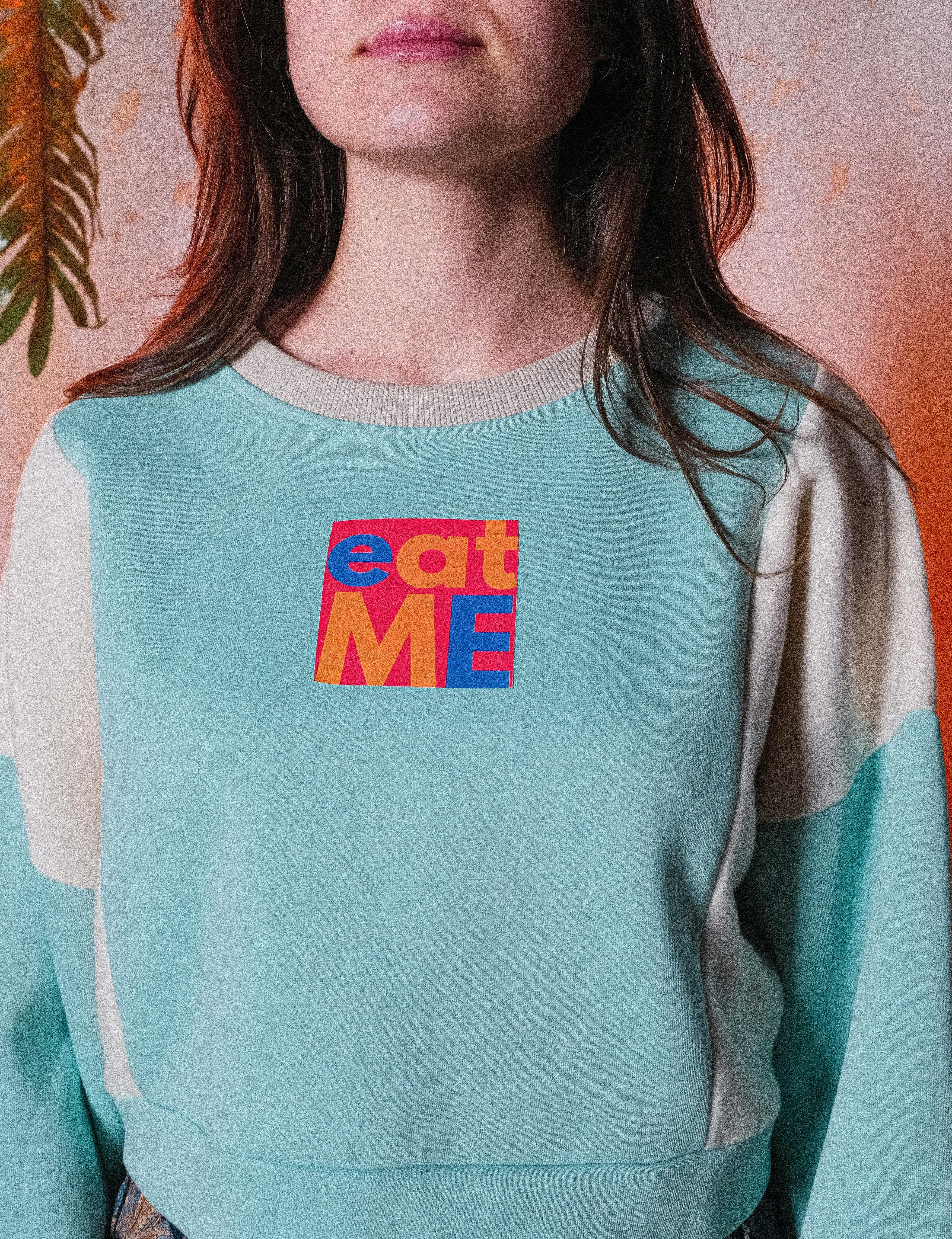 Woman Wearing Graphic Jumper · Free Stock Photo