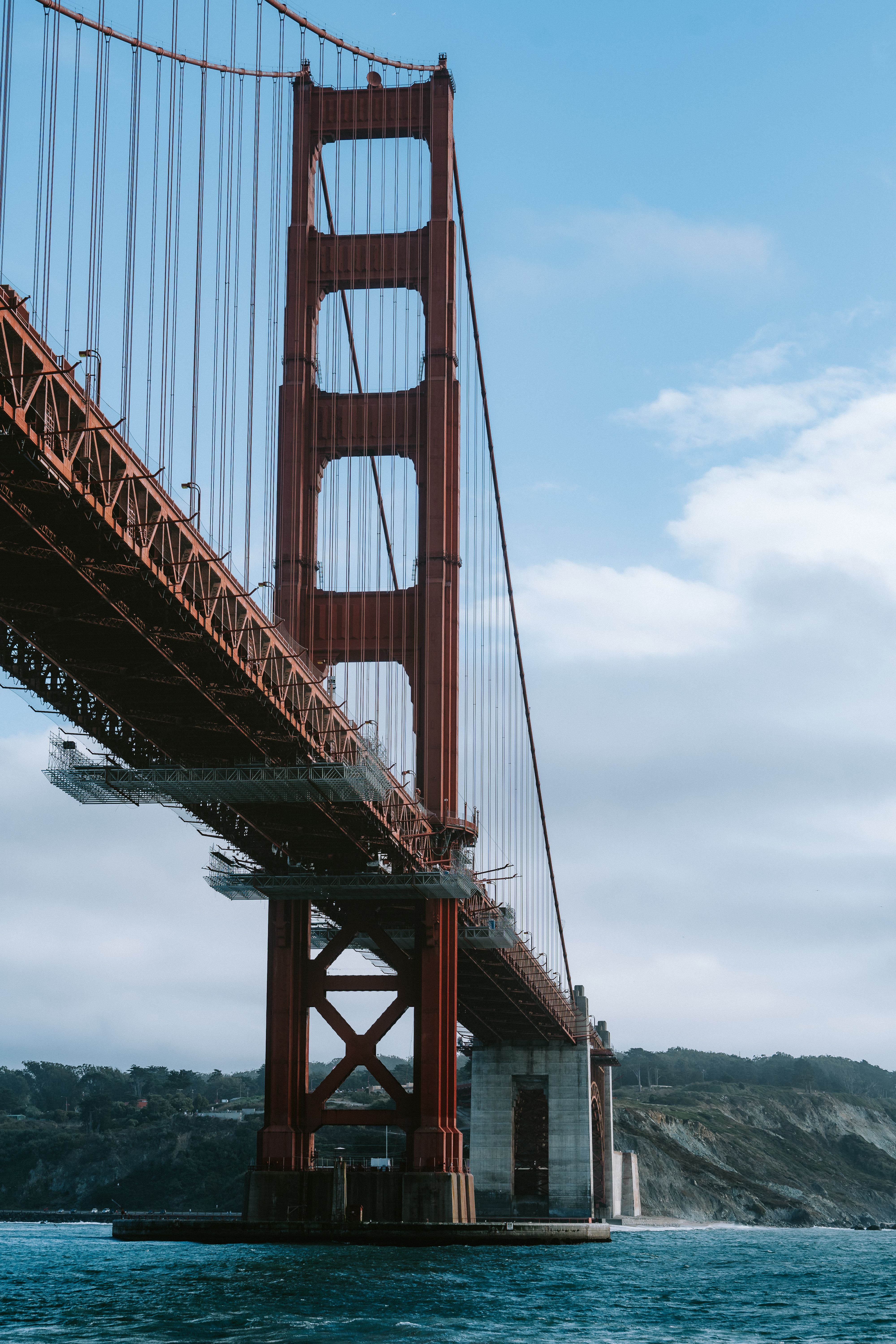 Low Angle Shot of the Golden Gate Bridge, San Francisco, USA · Free ...