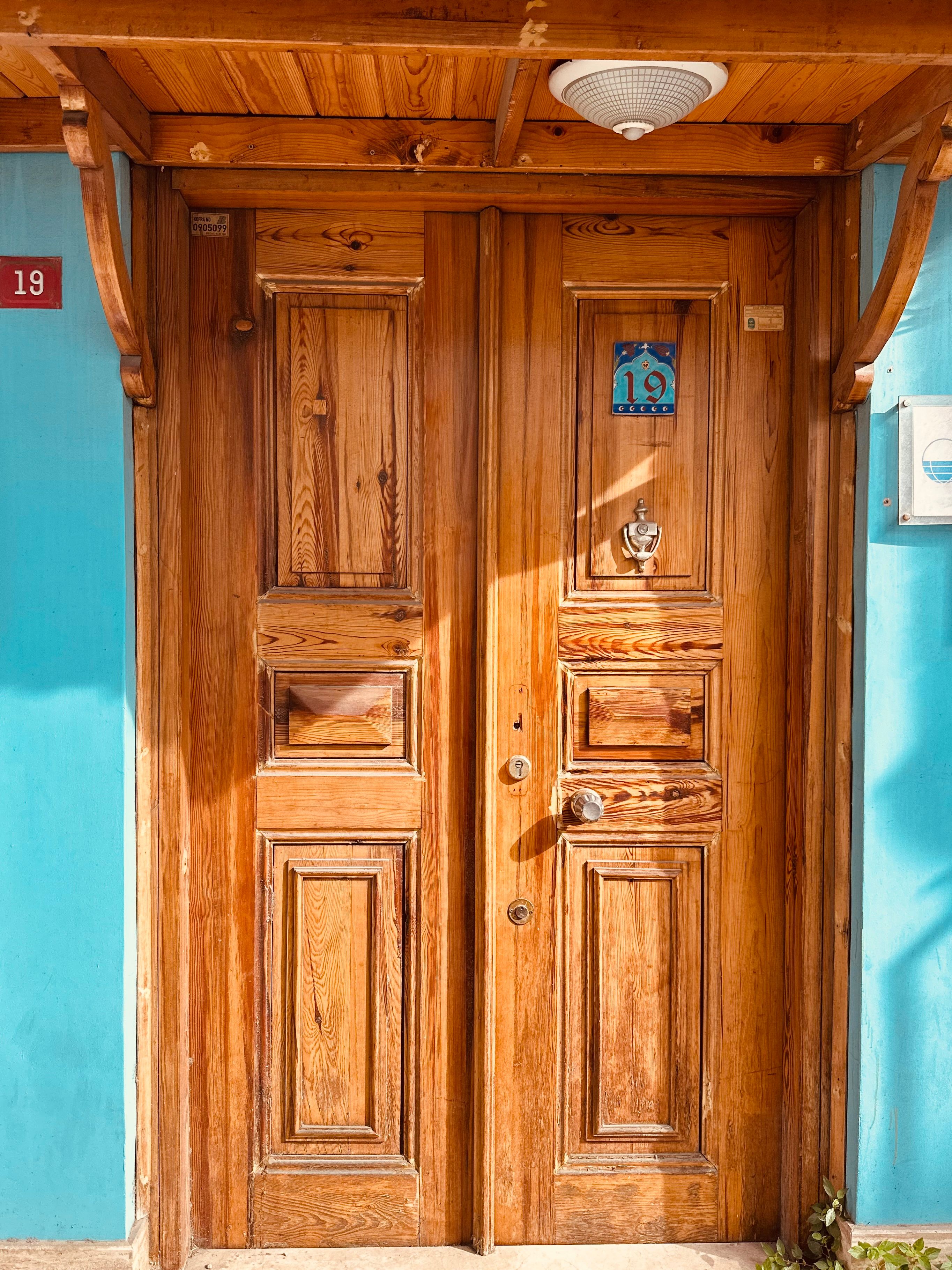 Wooden Door of House · Free Stock Photo