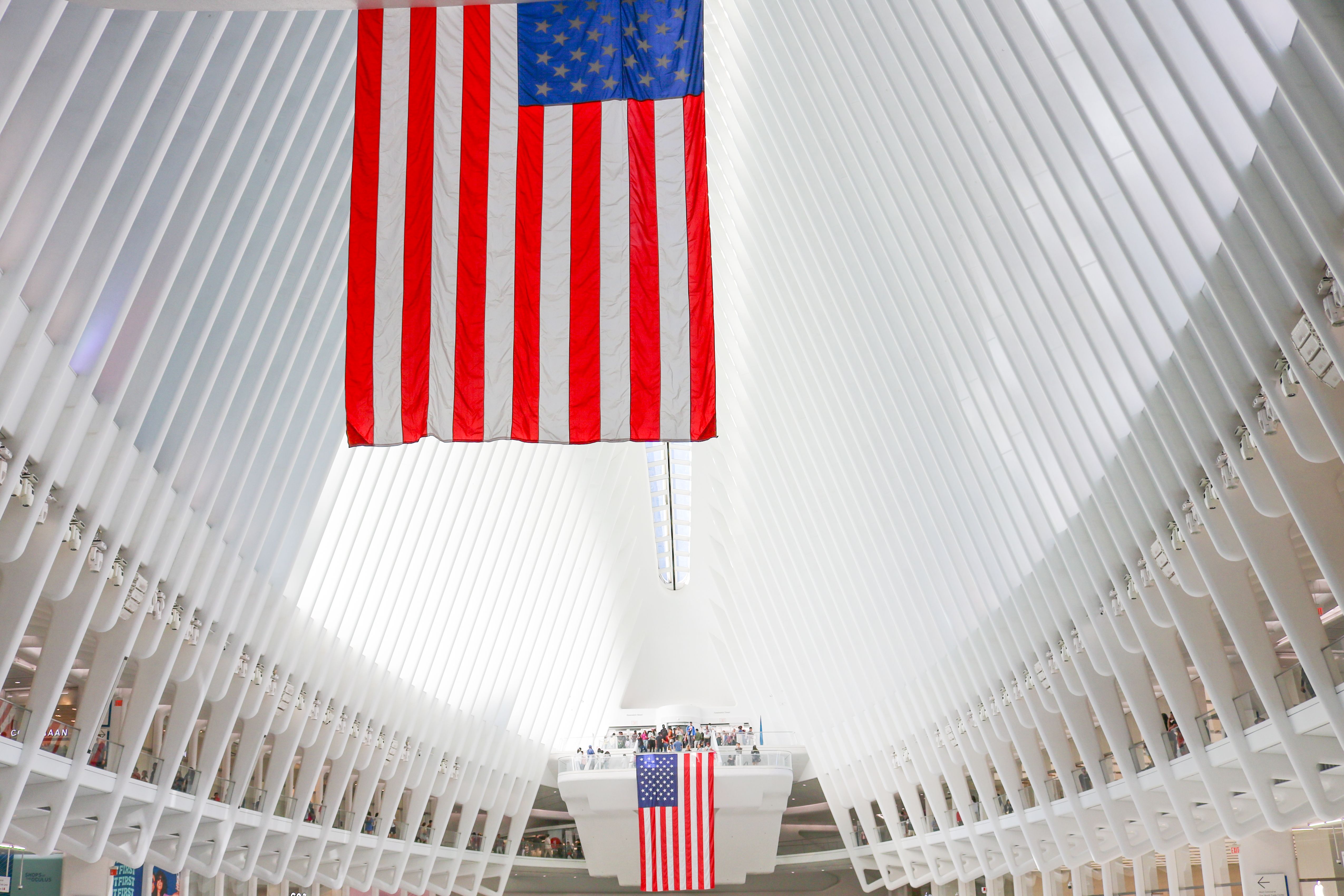 Westfield World Trade Center Interior in New York City, New York, USA ...
