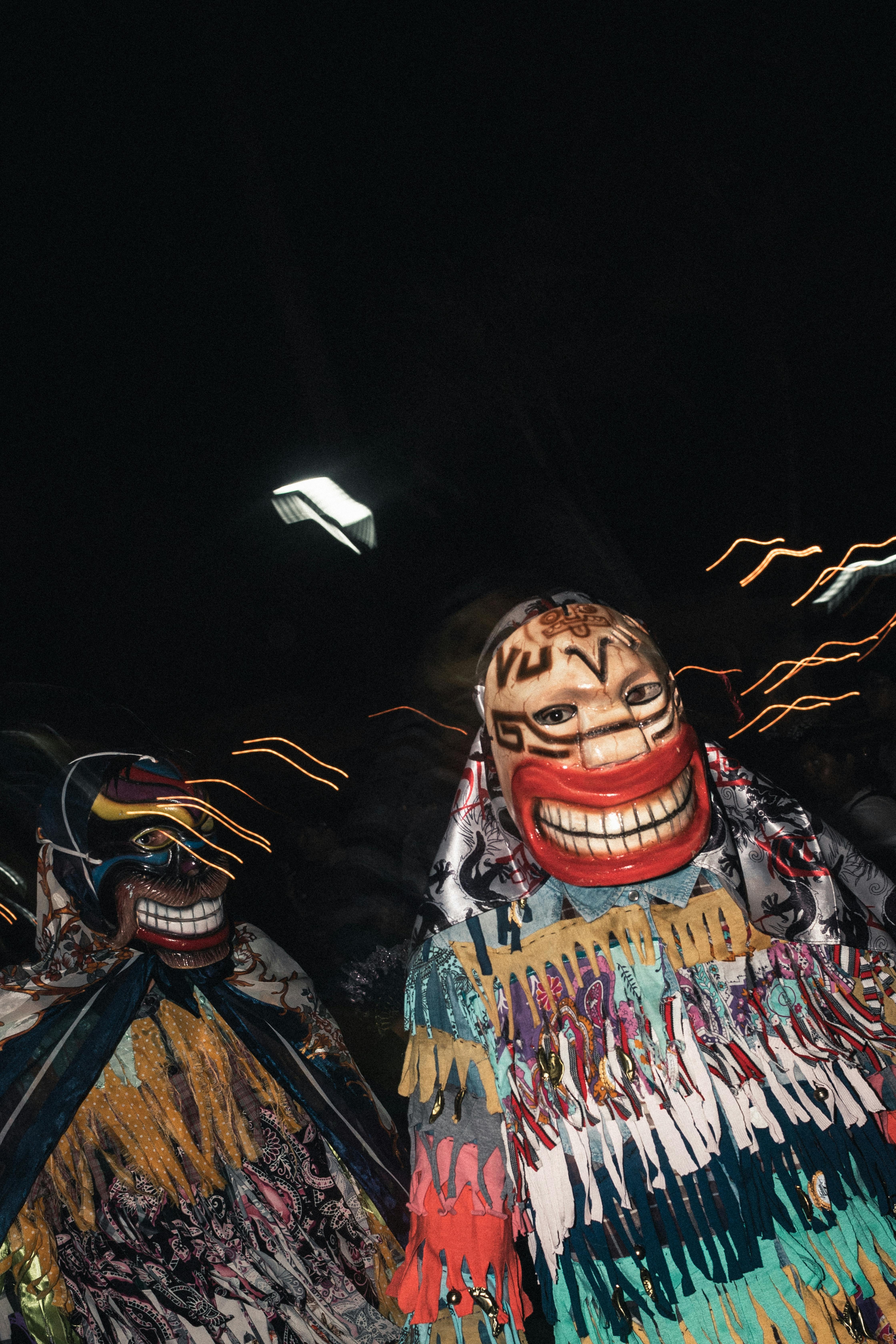 A Person Wearing Costume and Mask during the Topeng Sida karya Balinese ...