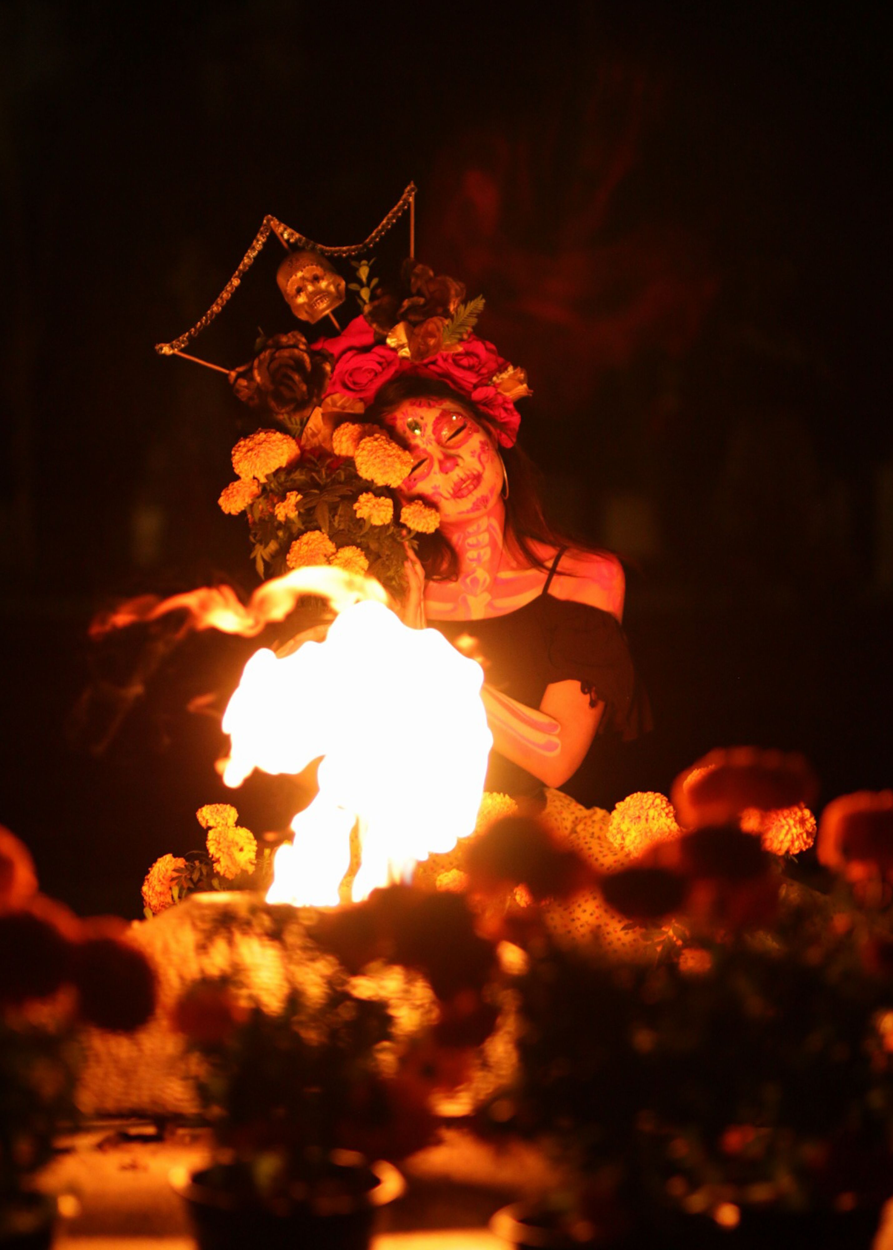 Catrina at Night · Free Stock Photo