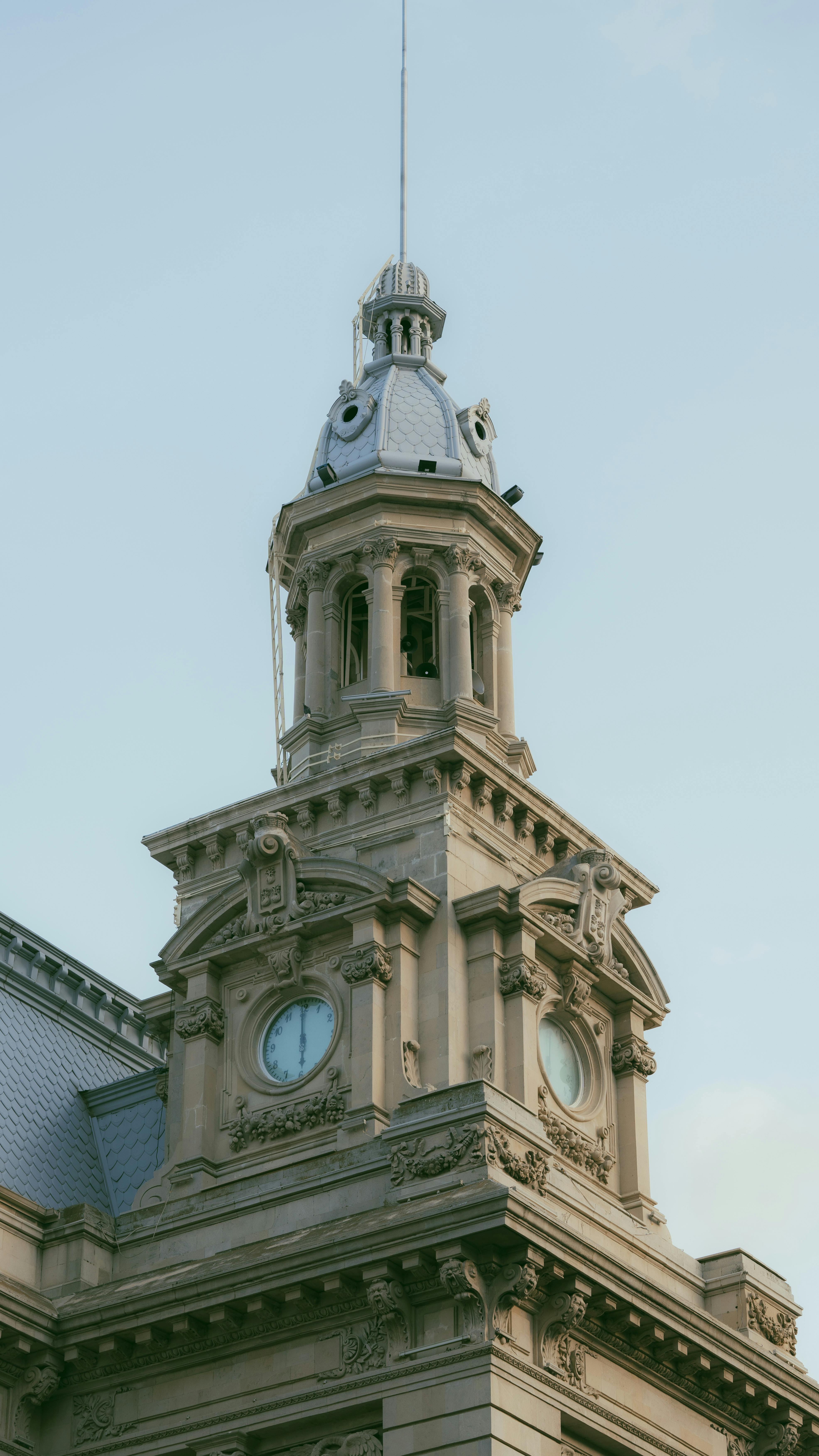 Town Hall Buildings with Towers · Free Stock Photo
