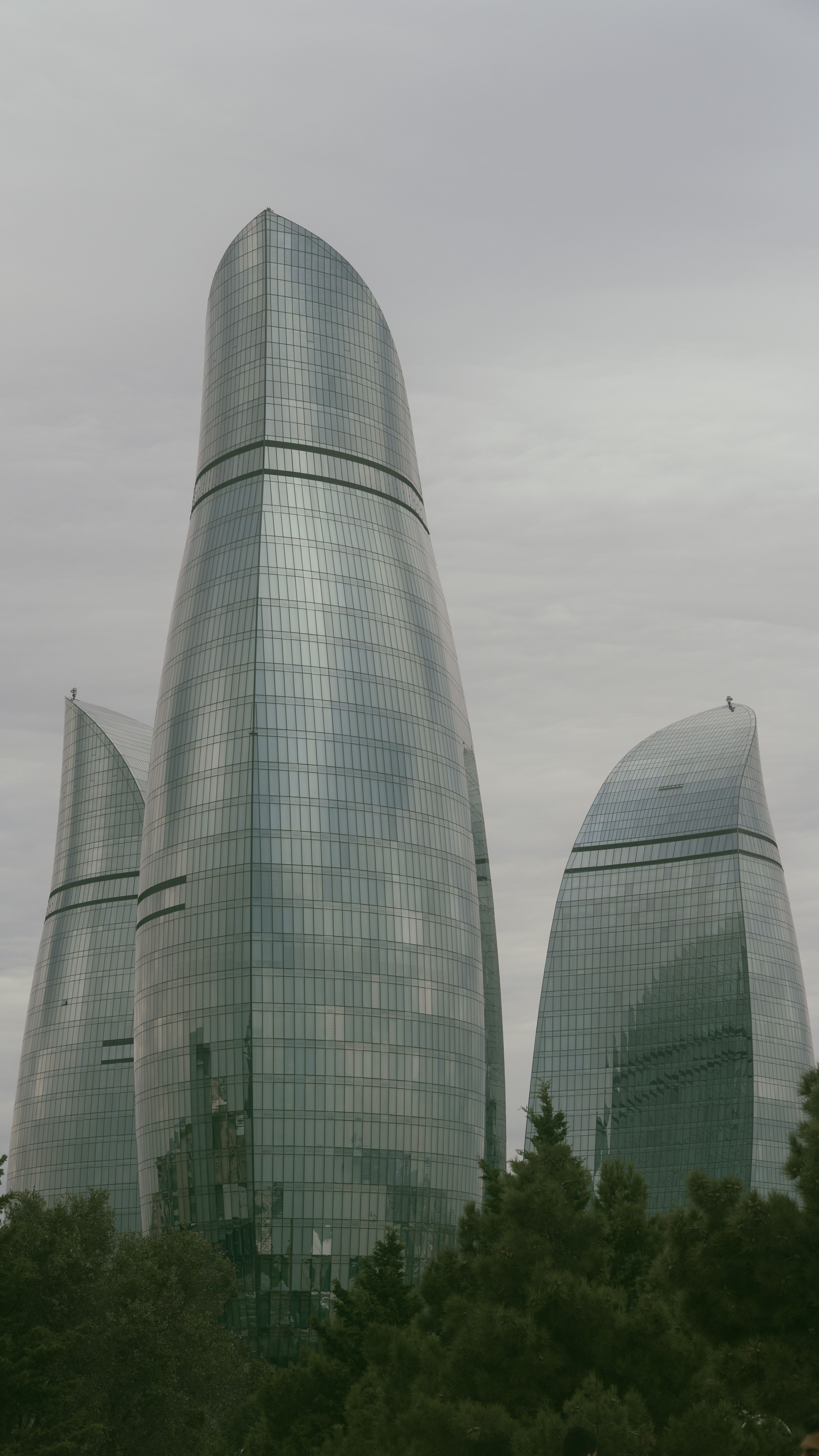 View of the Flame Towers in Baku, Azerbaijan · Free Stock Photo