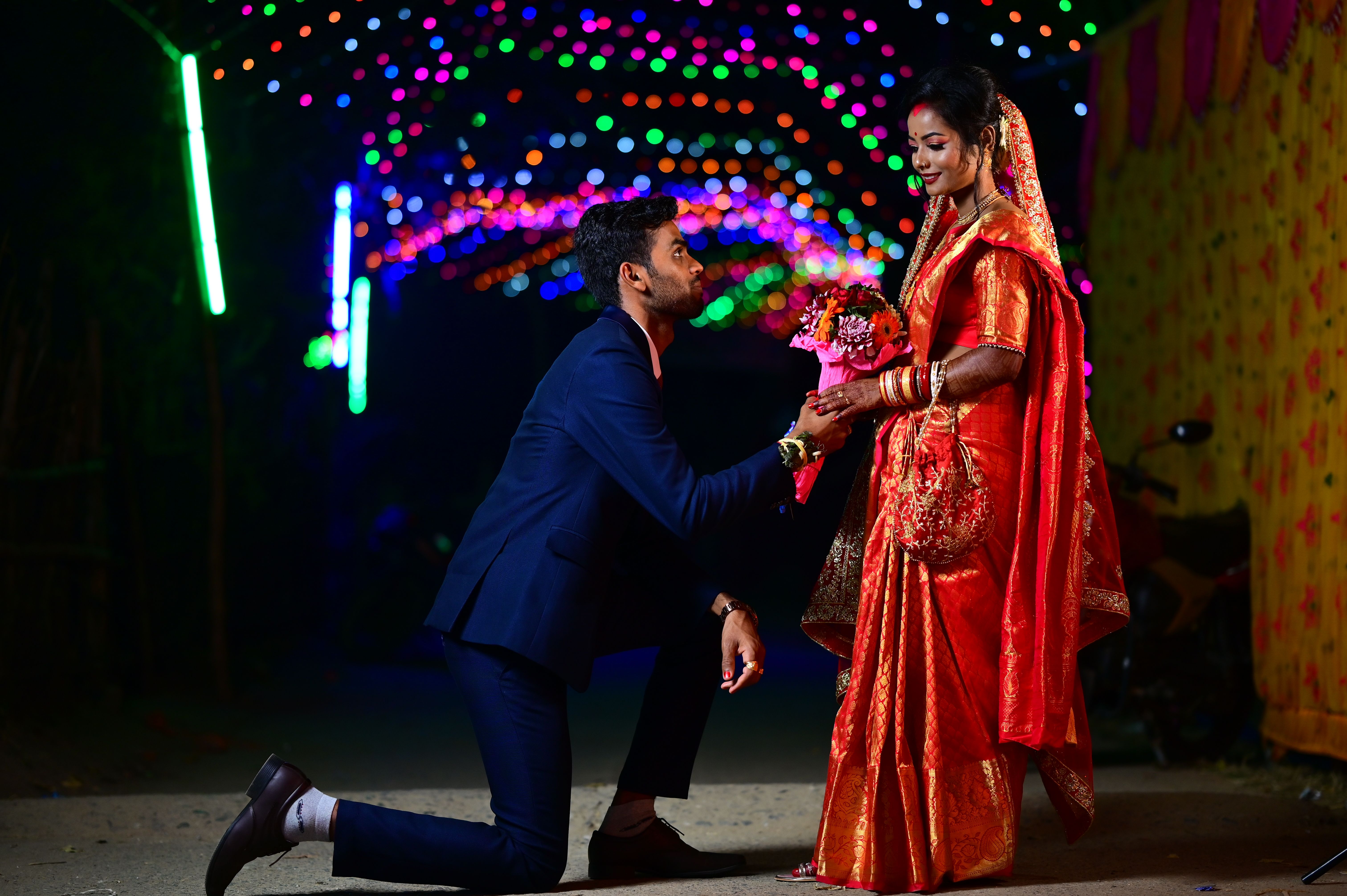 Man Proposing to a Woman in Mountains · Free Stock Photo