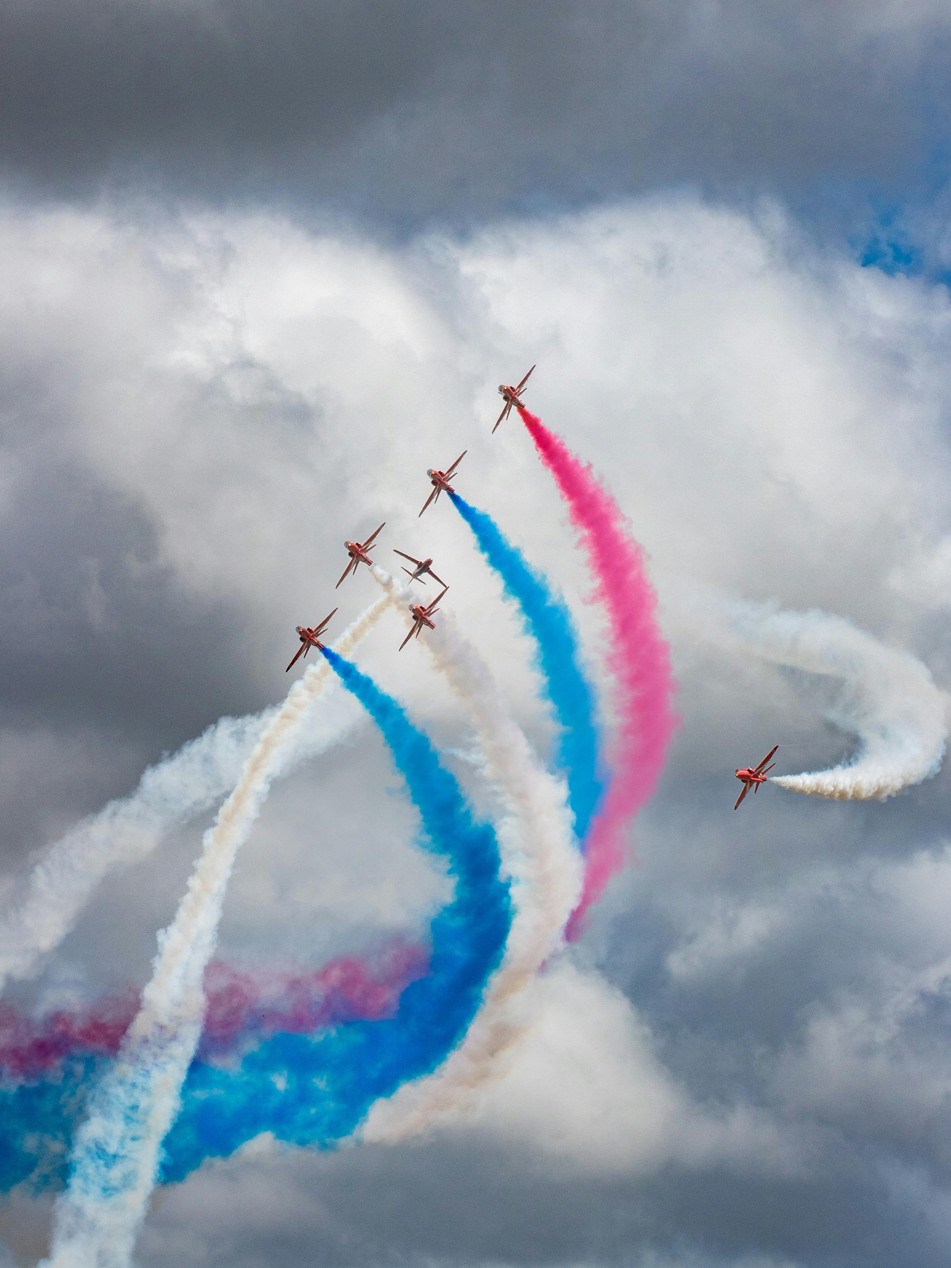 Yellow Plane Flying Over a Forest Fire · Free Stock Photo