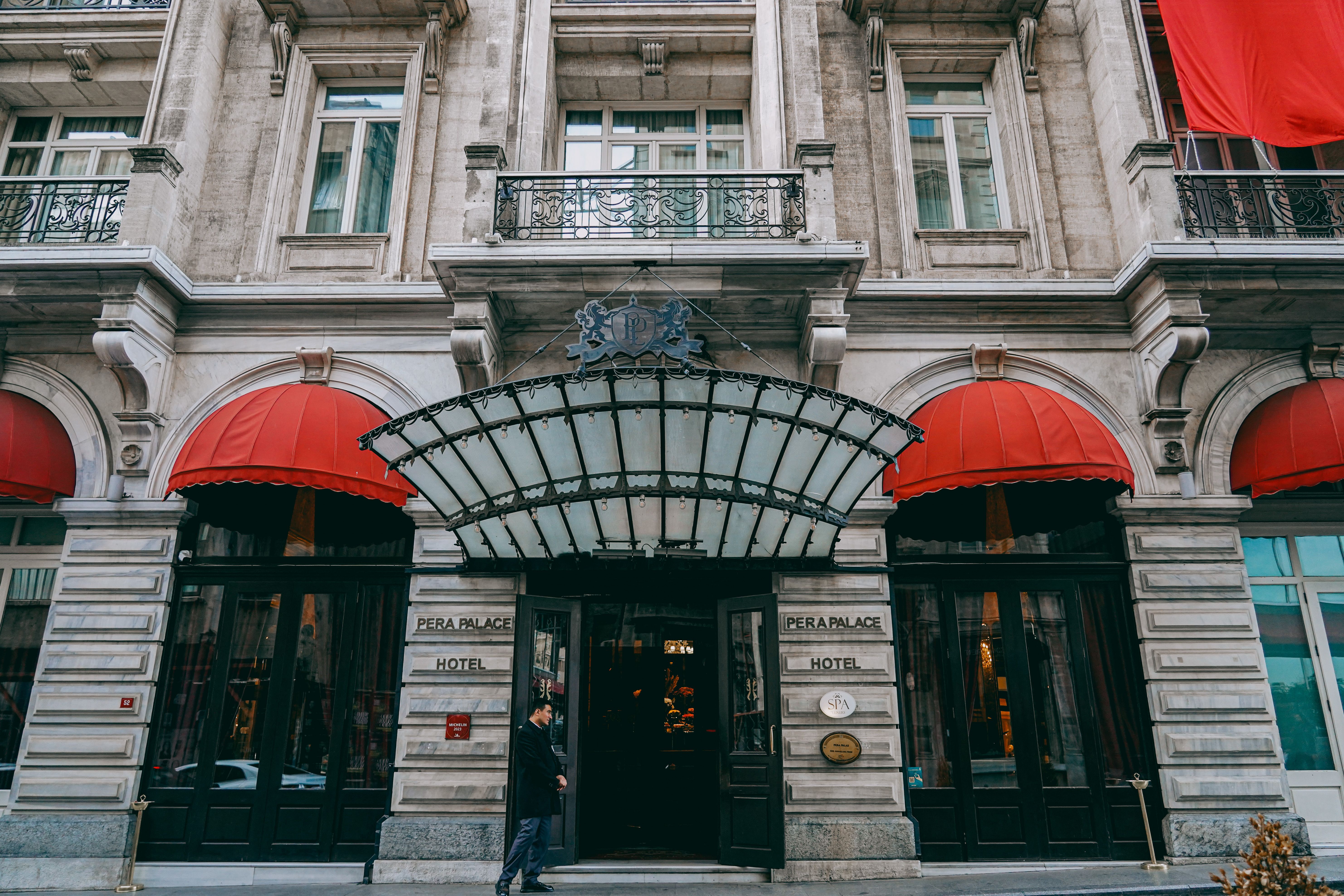 Facade of Pera Palace Hotel in Istanbul, Turkey · Free Stock Photo