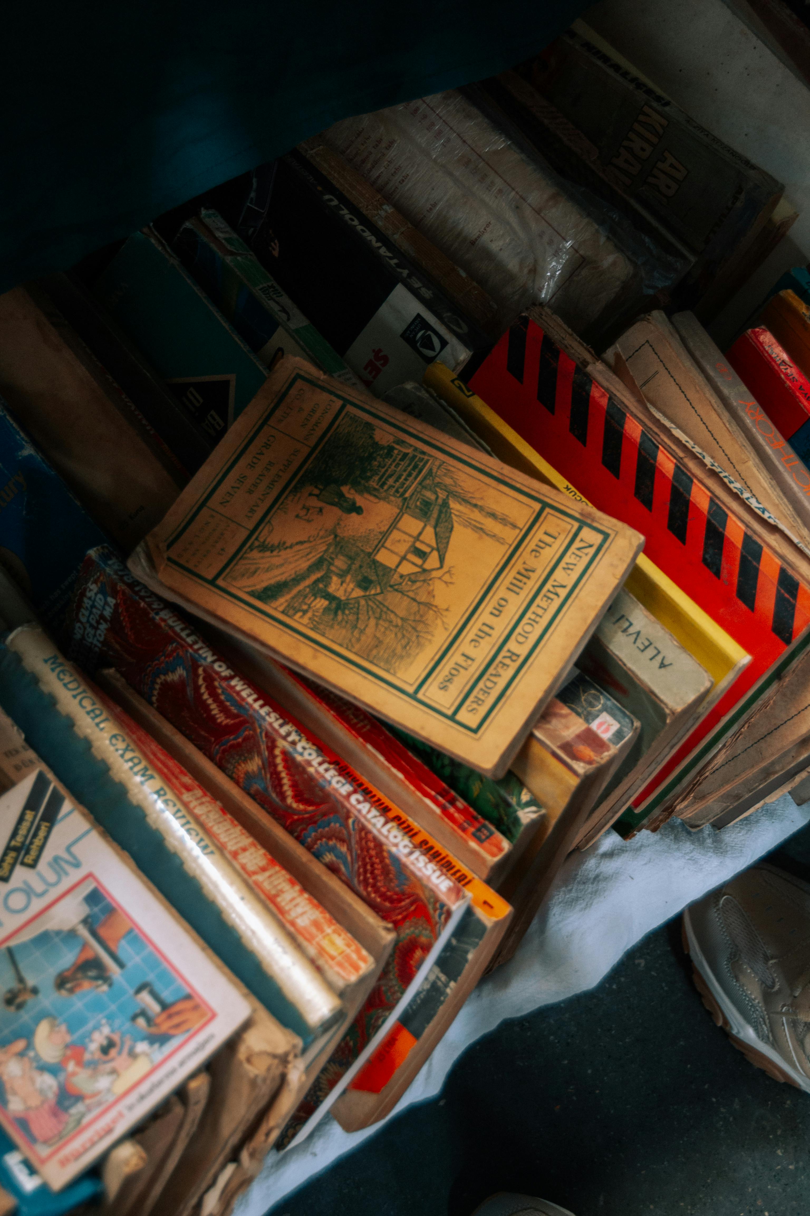 Closeup Photo of Assorted-title Books · Free Stock Photo