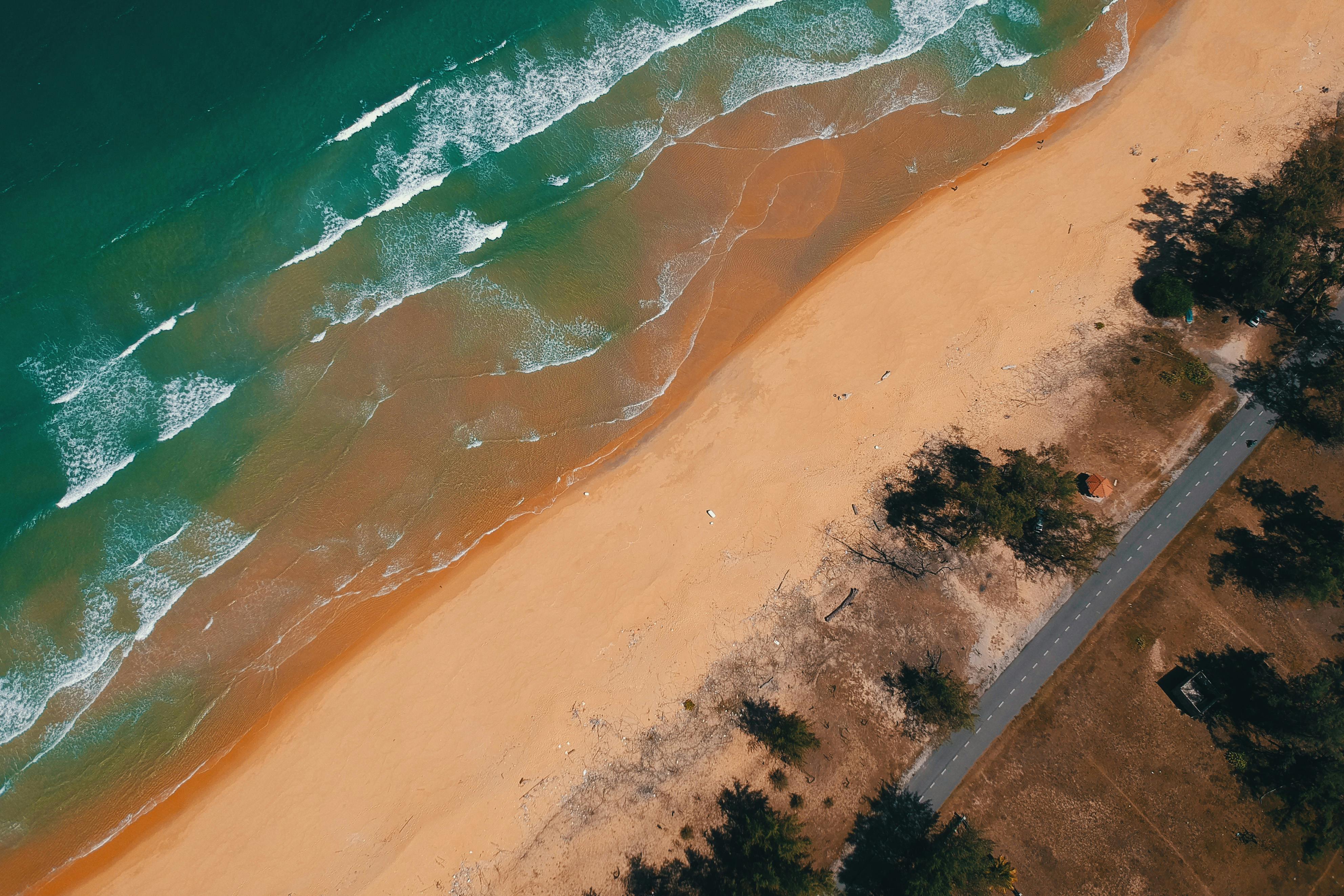 Aerial Photography Of Seashore · Free Stock Photo