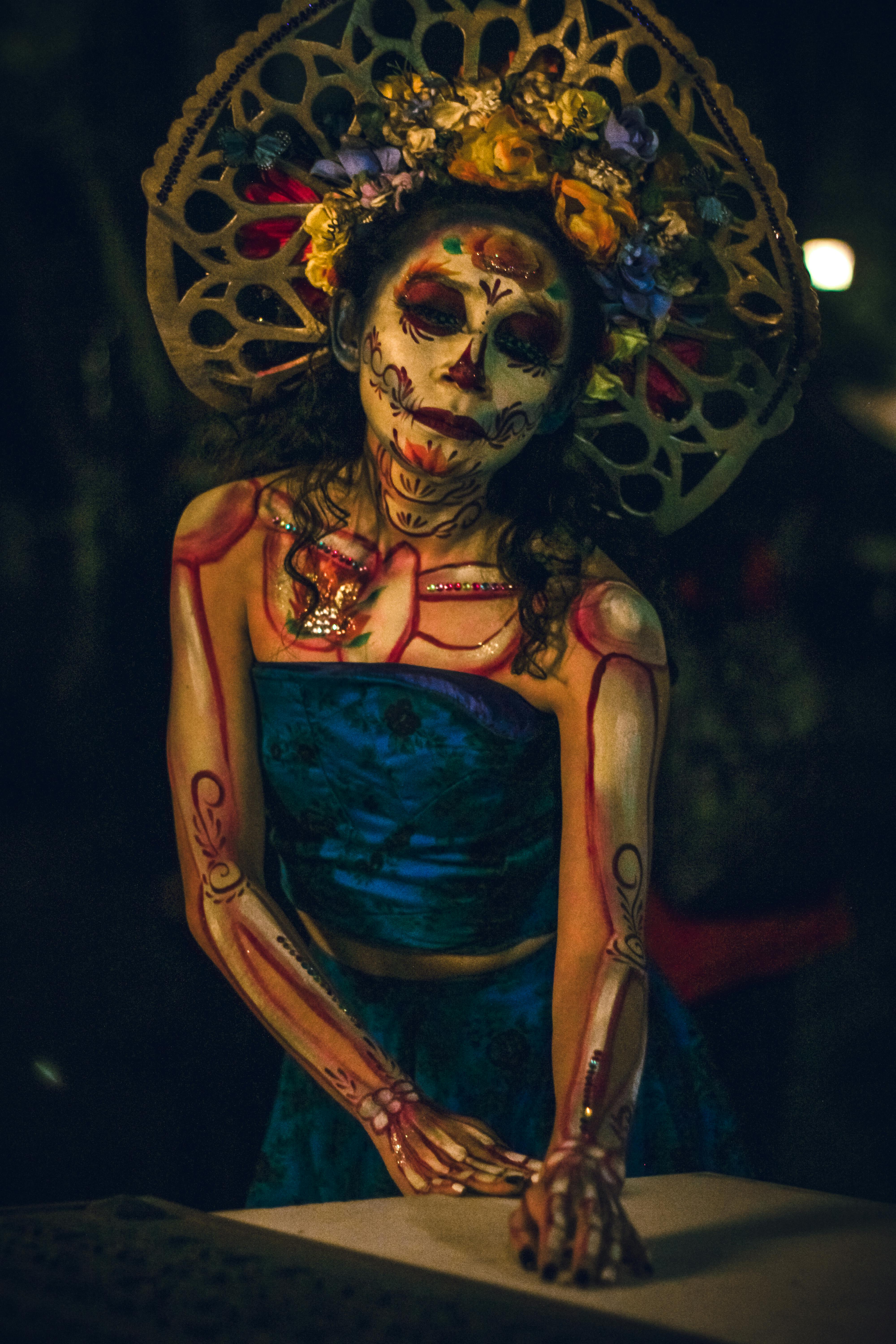 Portrait of Catrina at Night · Free Stock Photo