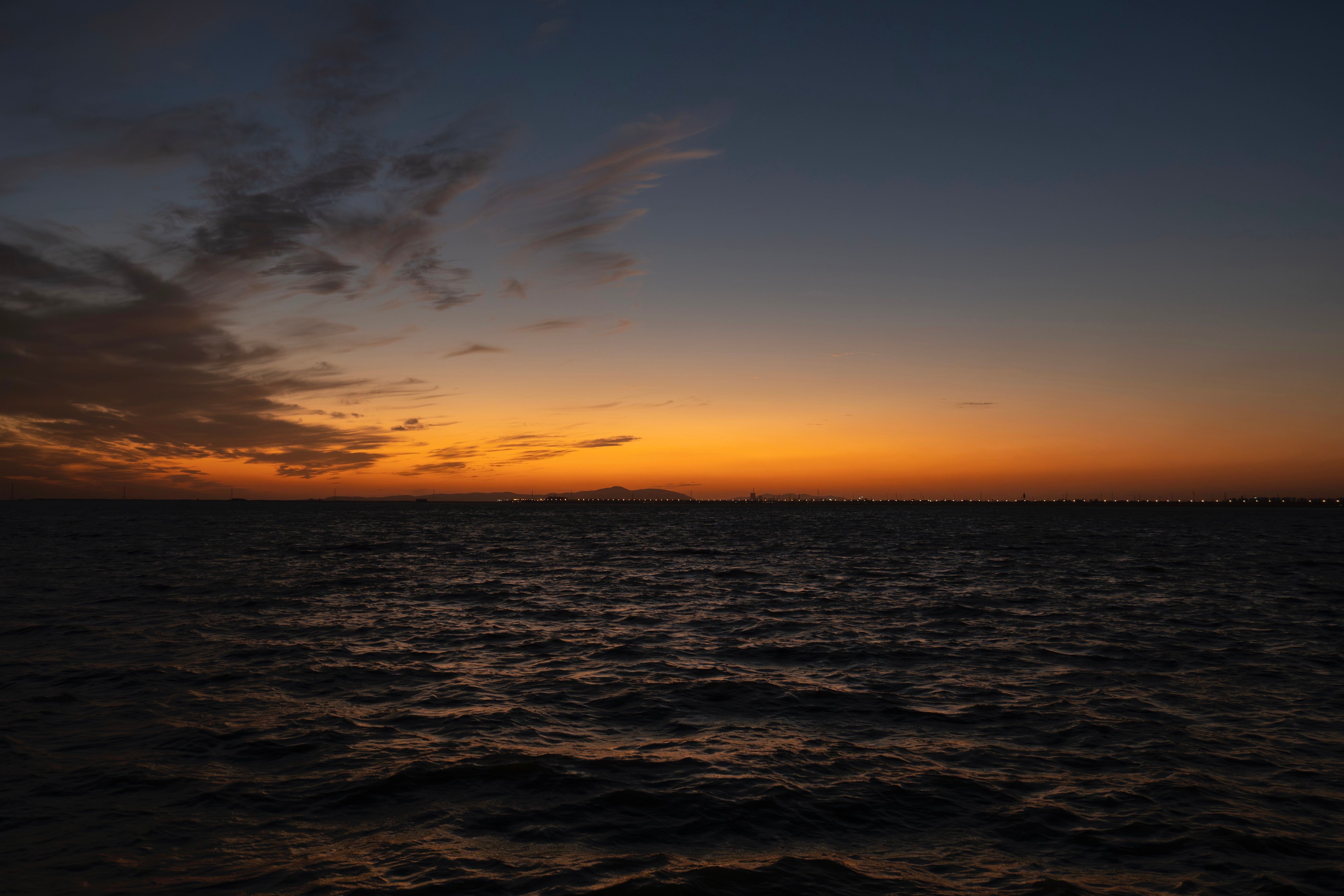 Sea at Dusk · Free Stock Photo