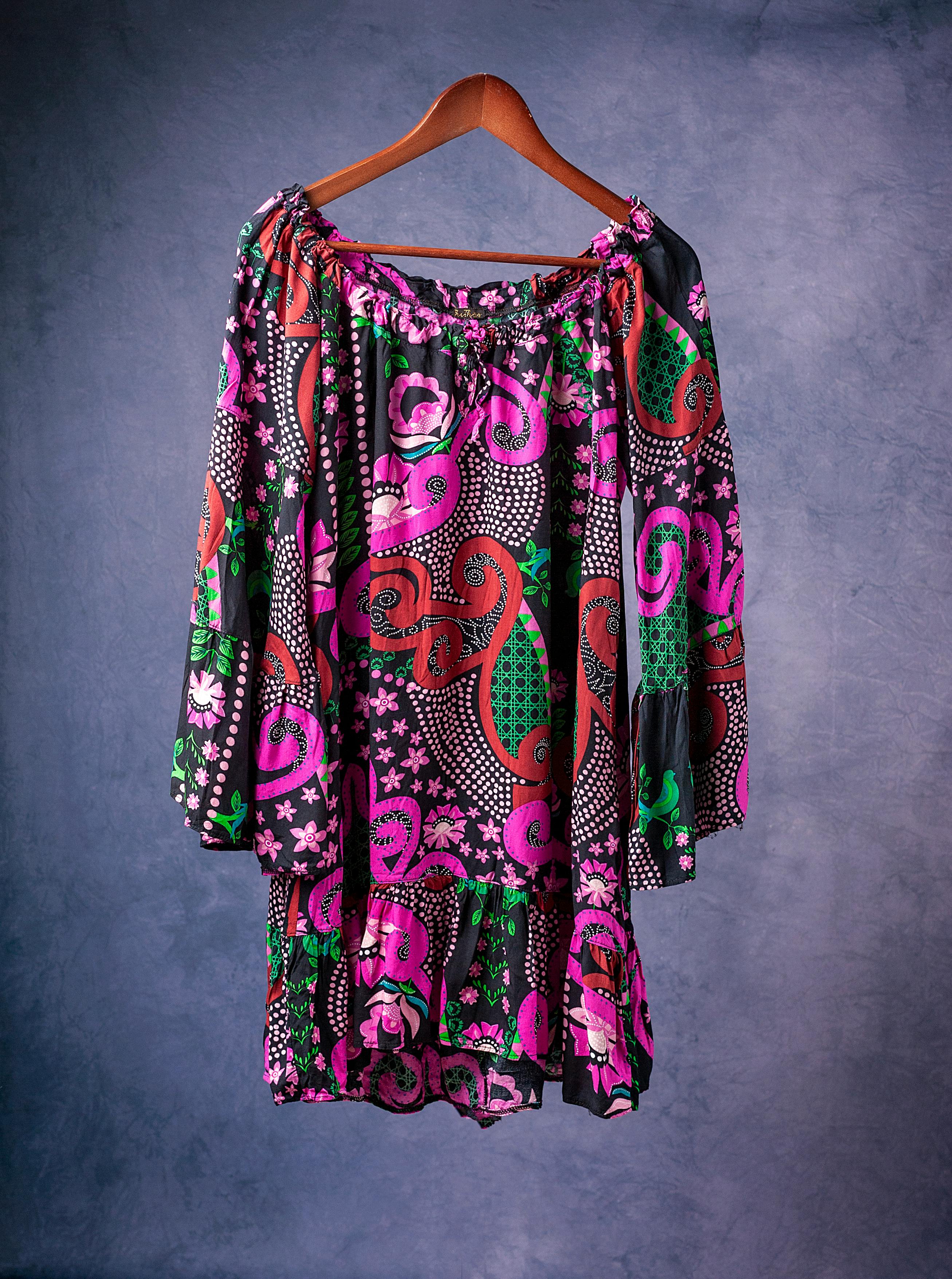 Bright Tunic with Abstract Pattern · Free Stock Photo