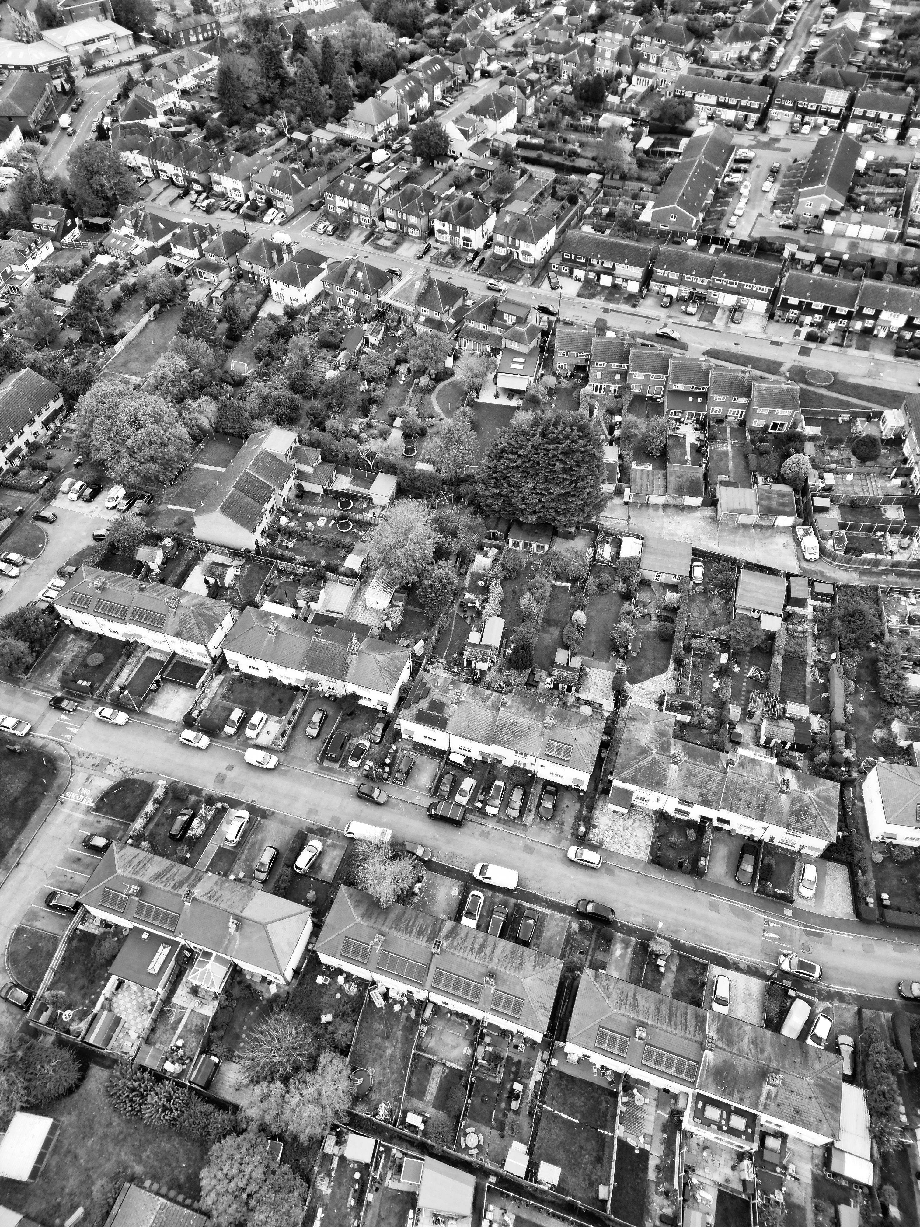 Aerial View of Residencial District in Hemel Hempstead · Free Stock Photo