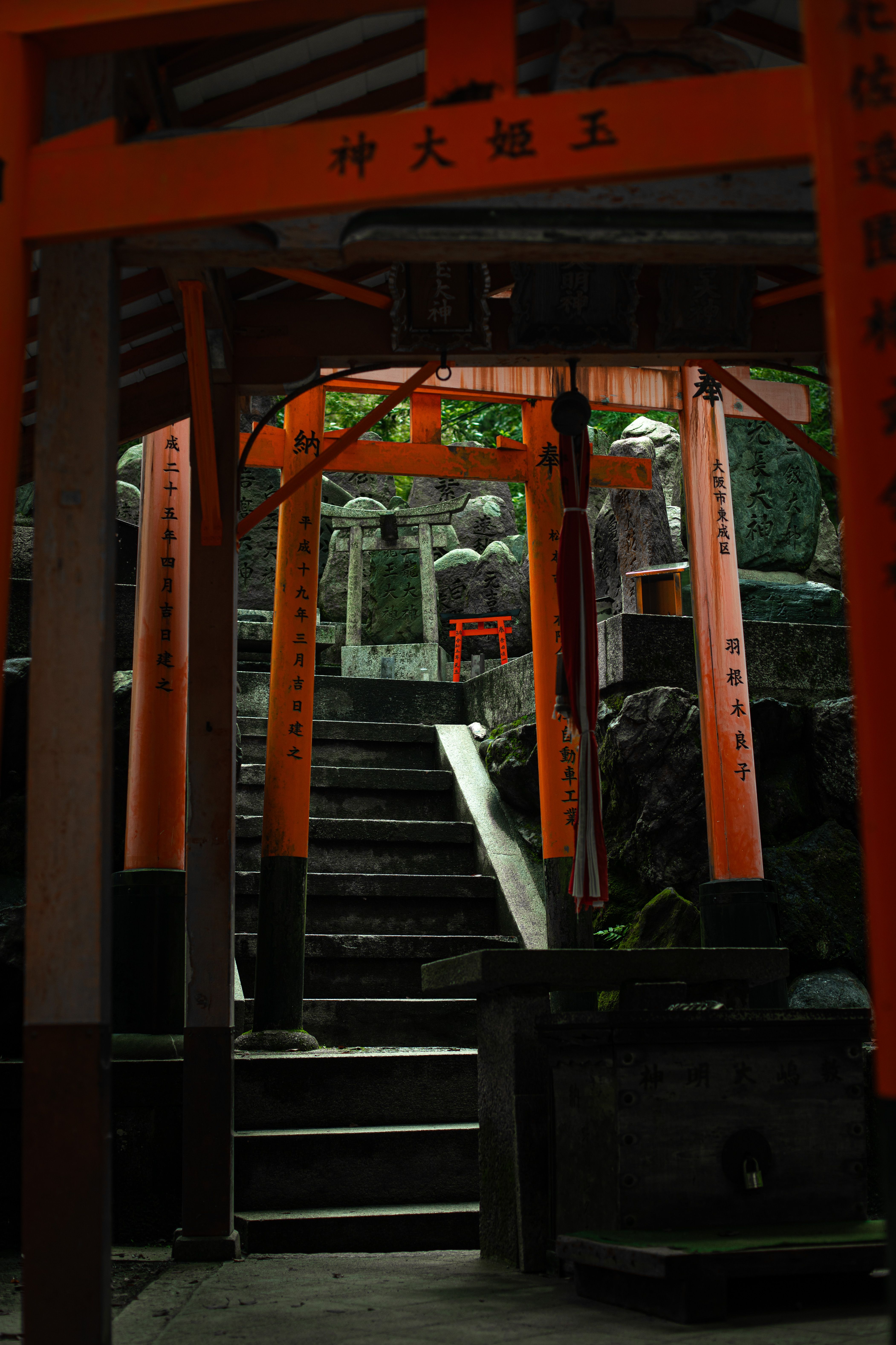 Columns and Stairs at Buddhist Temple · Free Stock Photo