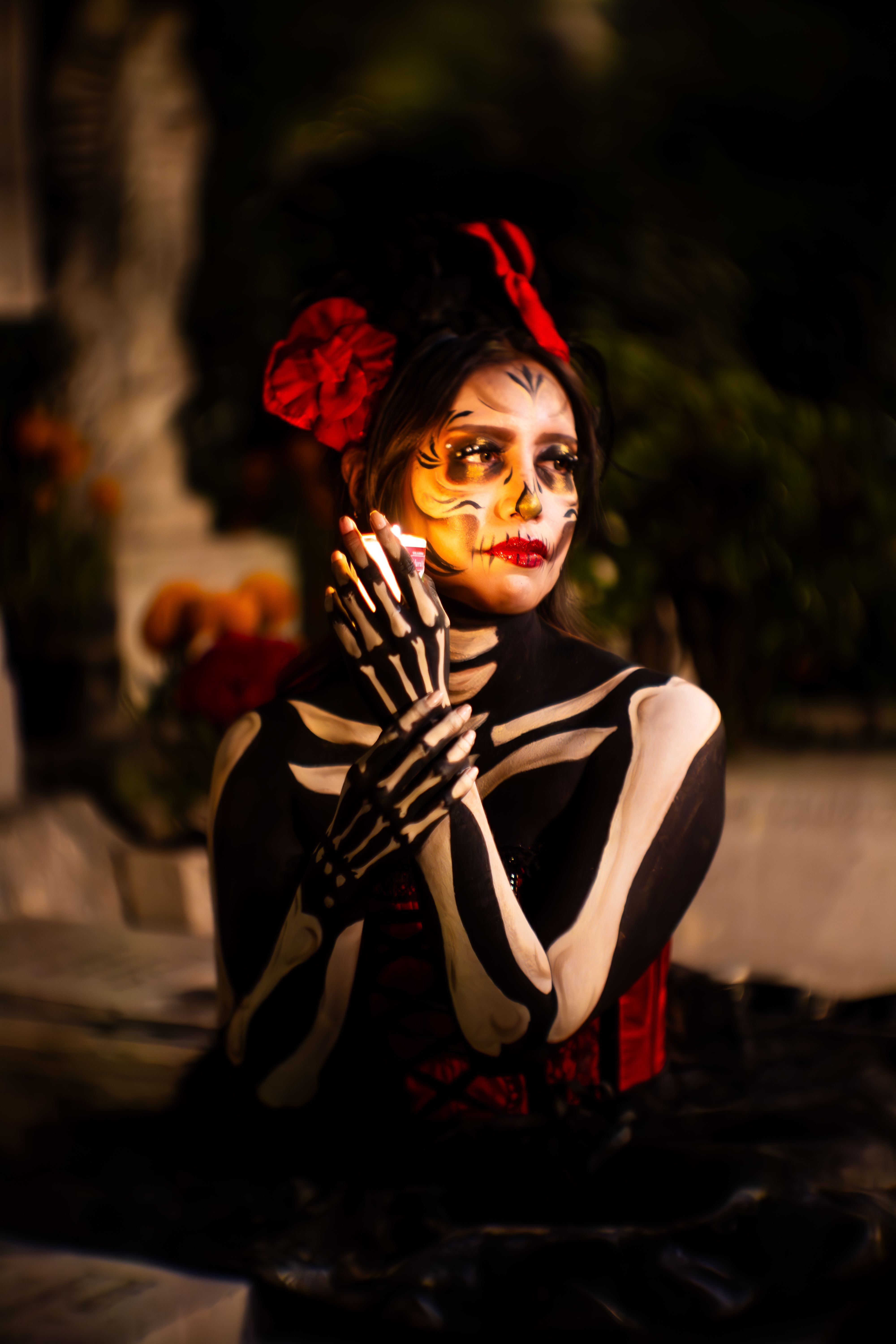 Foto de stock gratuita sobre artístico, bailar, blanco, catrina ...
