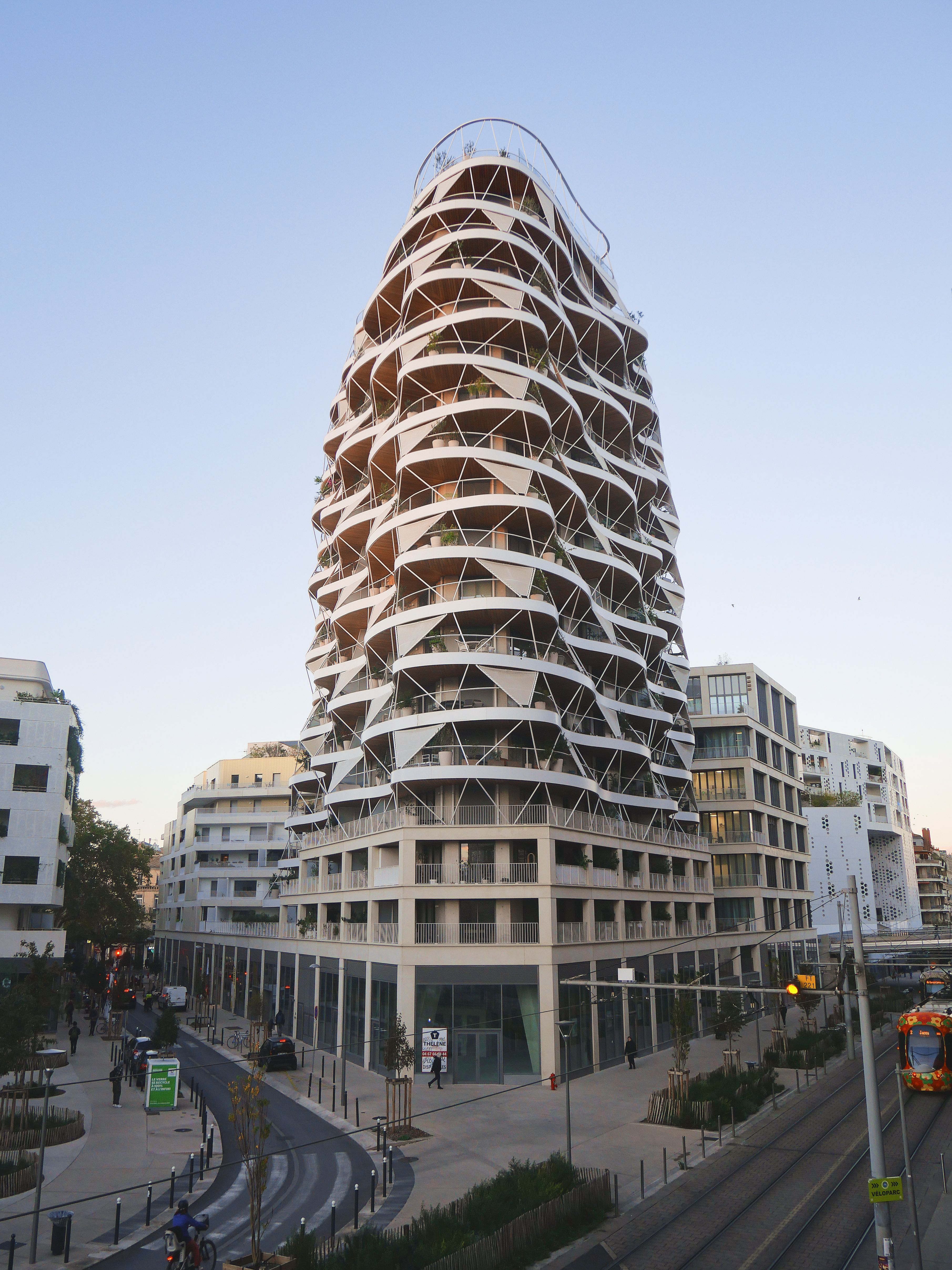 Modern Apartment Building in Montpellier, France · Free Stock Photo